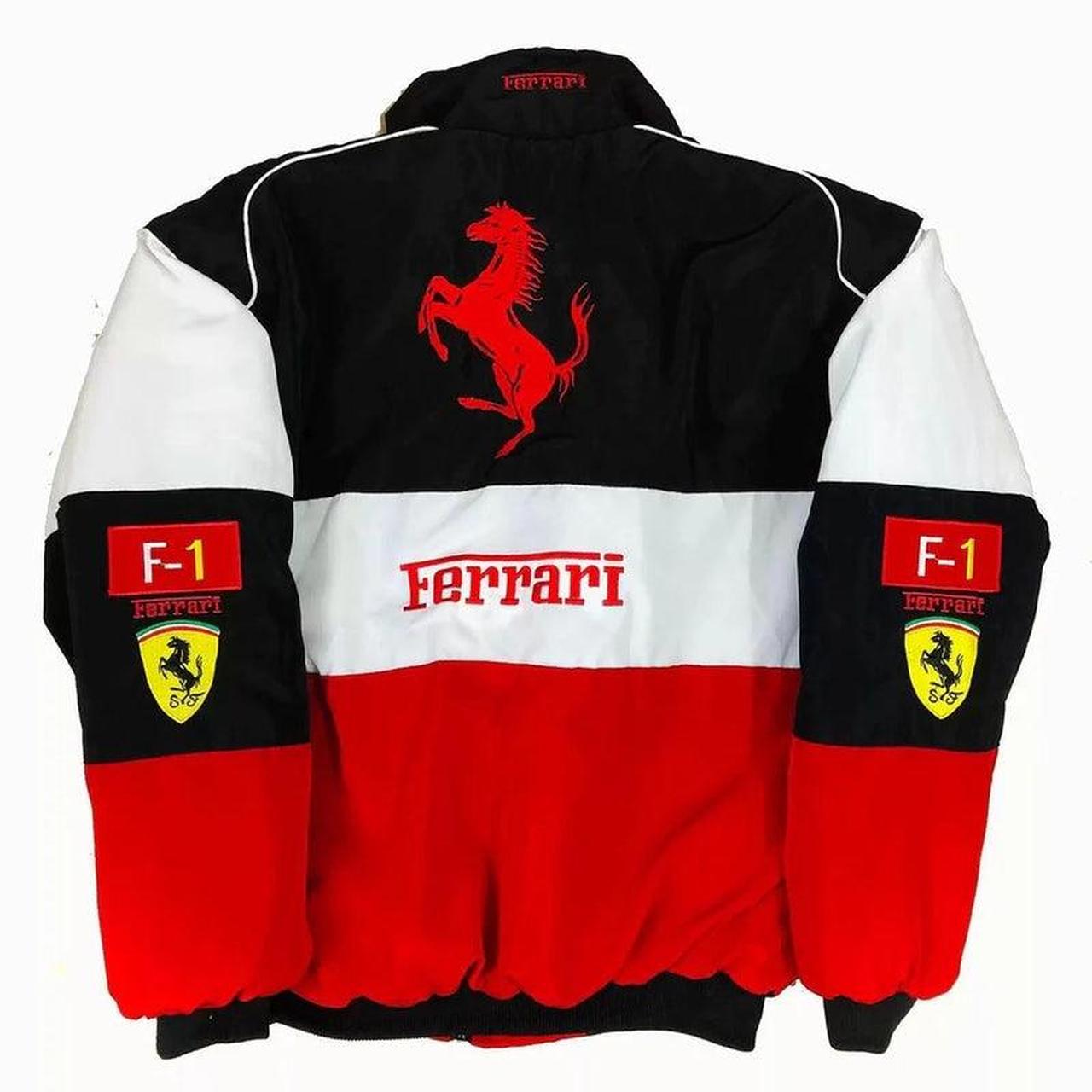 🏎️ WHITE FERRARI JACKET 🏎️ Exclusive Miniature... - Depop