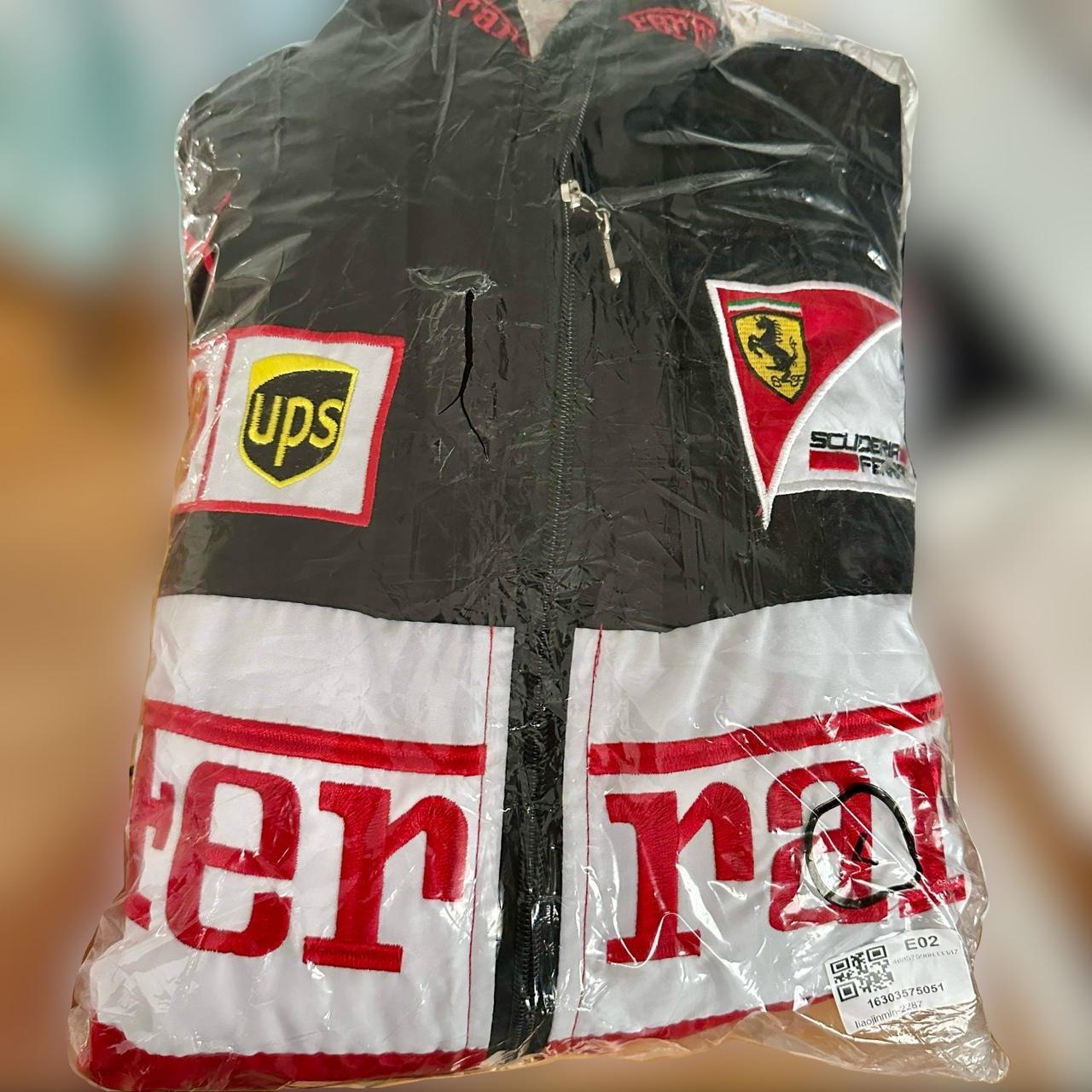 🏎️ WHITE FERRARI JACKET 🏎️ Exclusive Miniature... - Depop