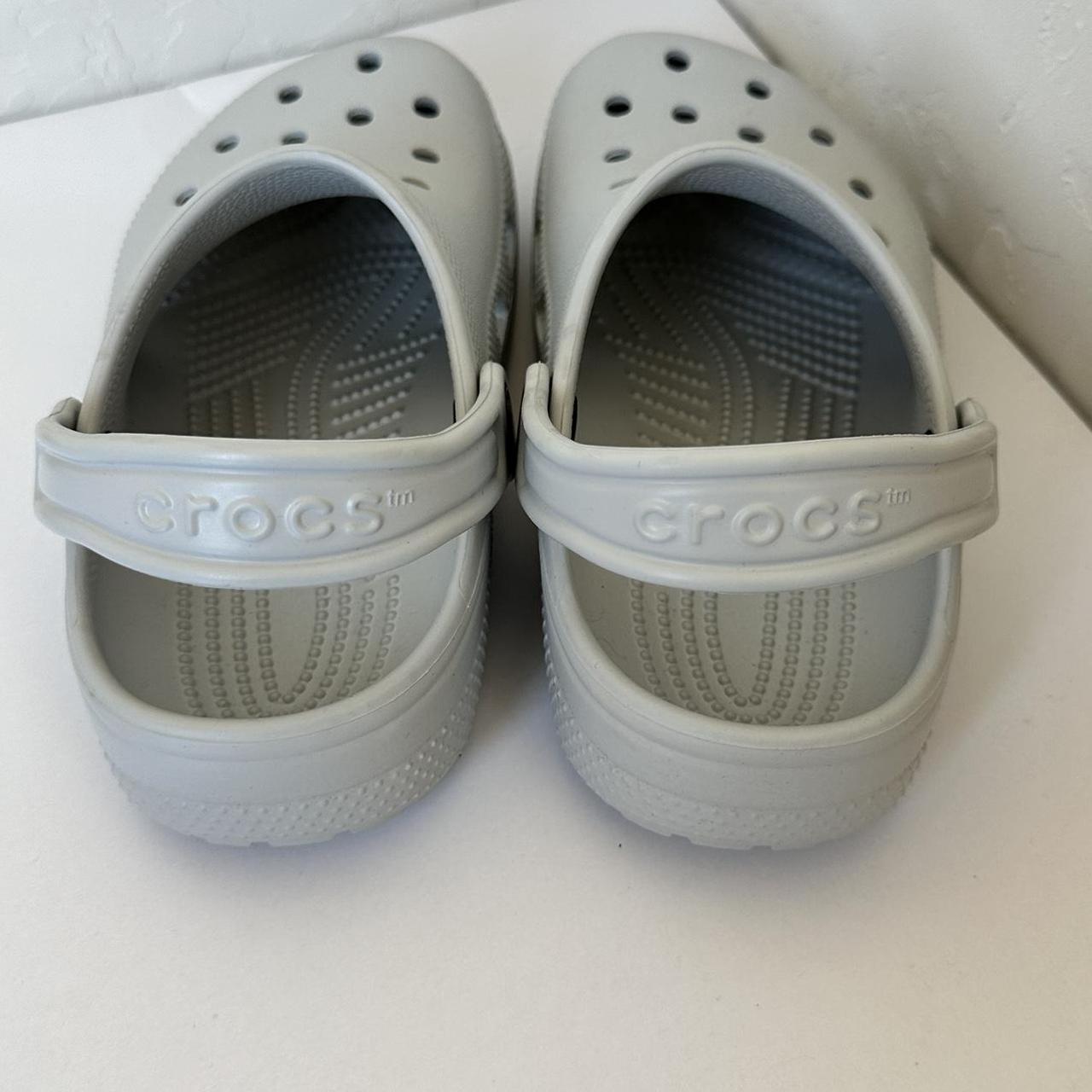 Kid’s Gray Crocs Classic Clogs Size J1 #crocs #clogs | Depop