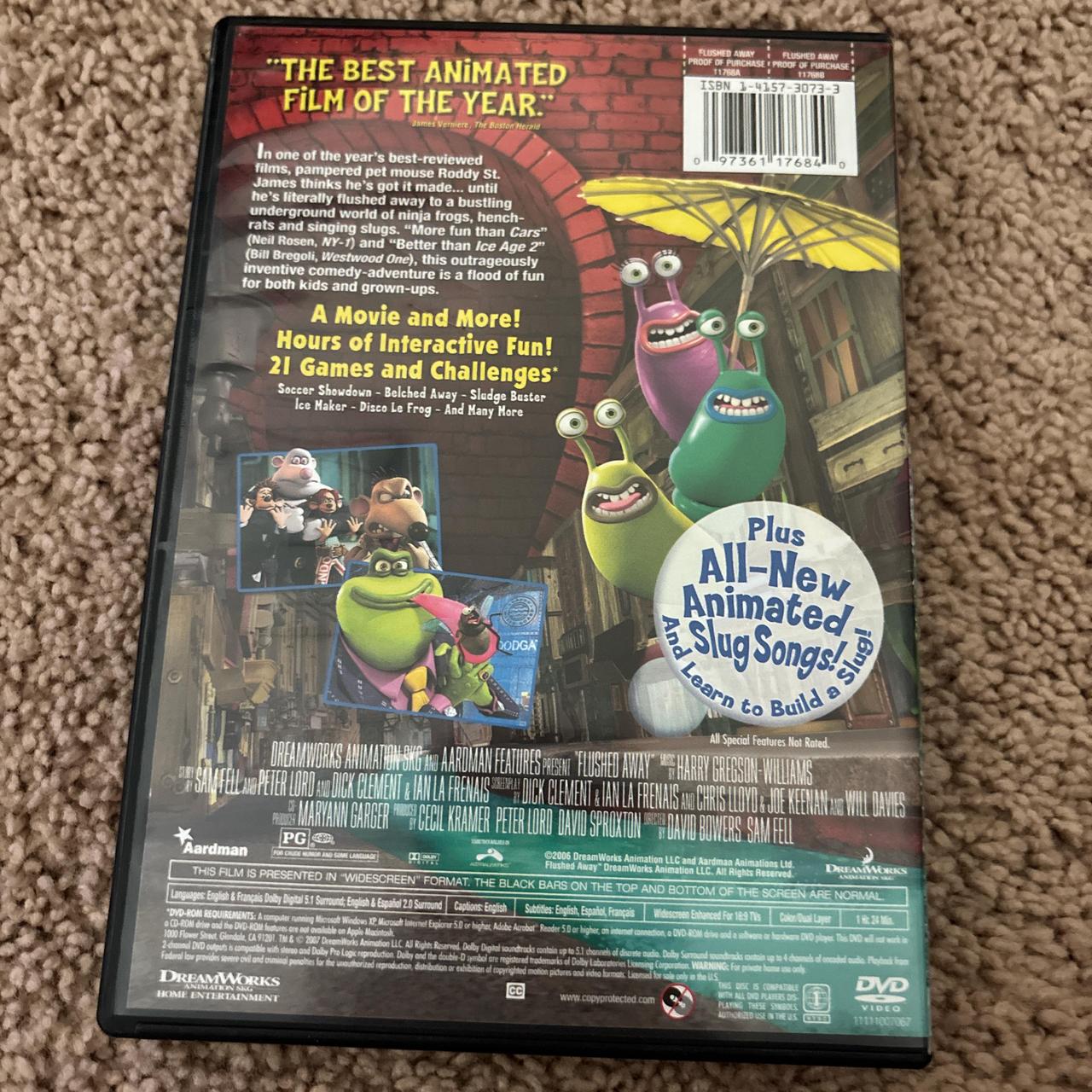 Flushed Away DVD - a fun animated movie with a mix... | Depop