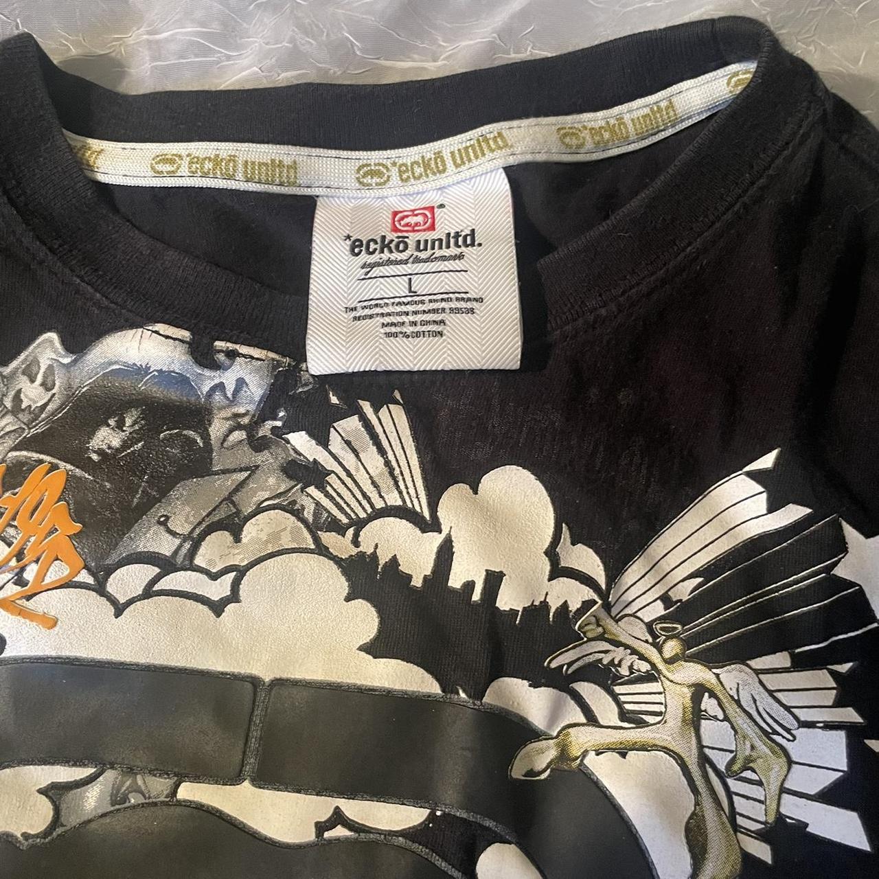 ecko unltd really cool design t shirt size... - Depop
