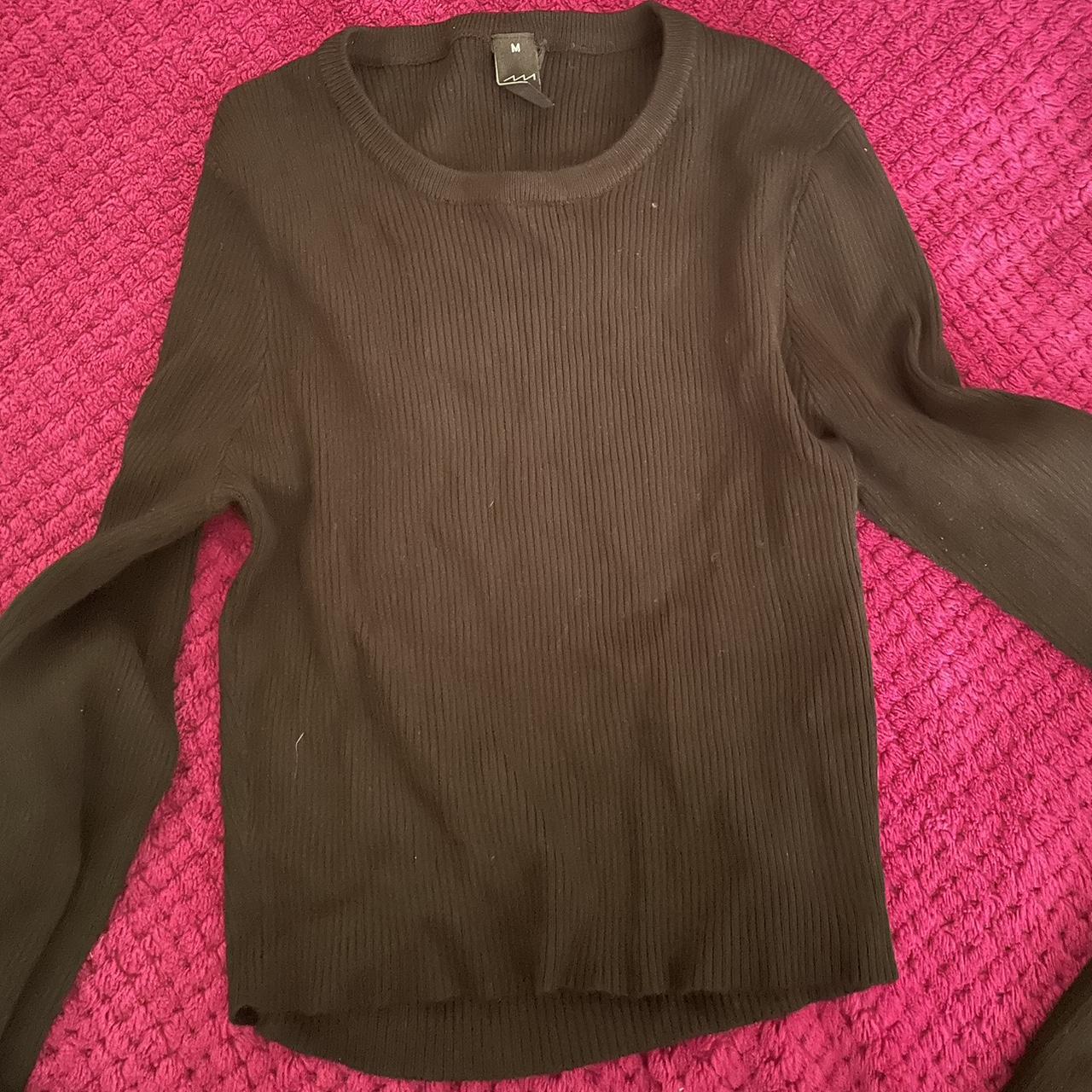 Black high neck backless top Factorie Size 10 - Depop