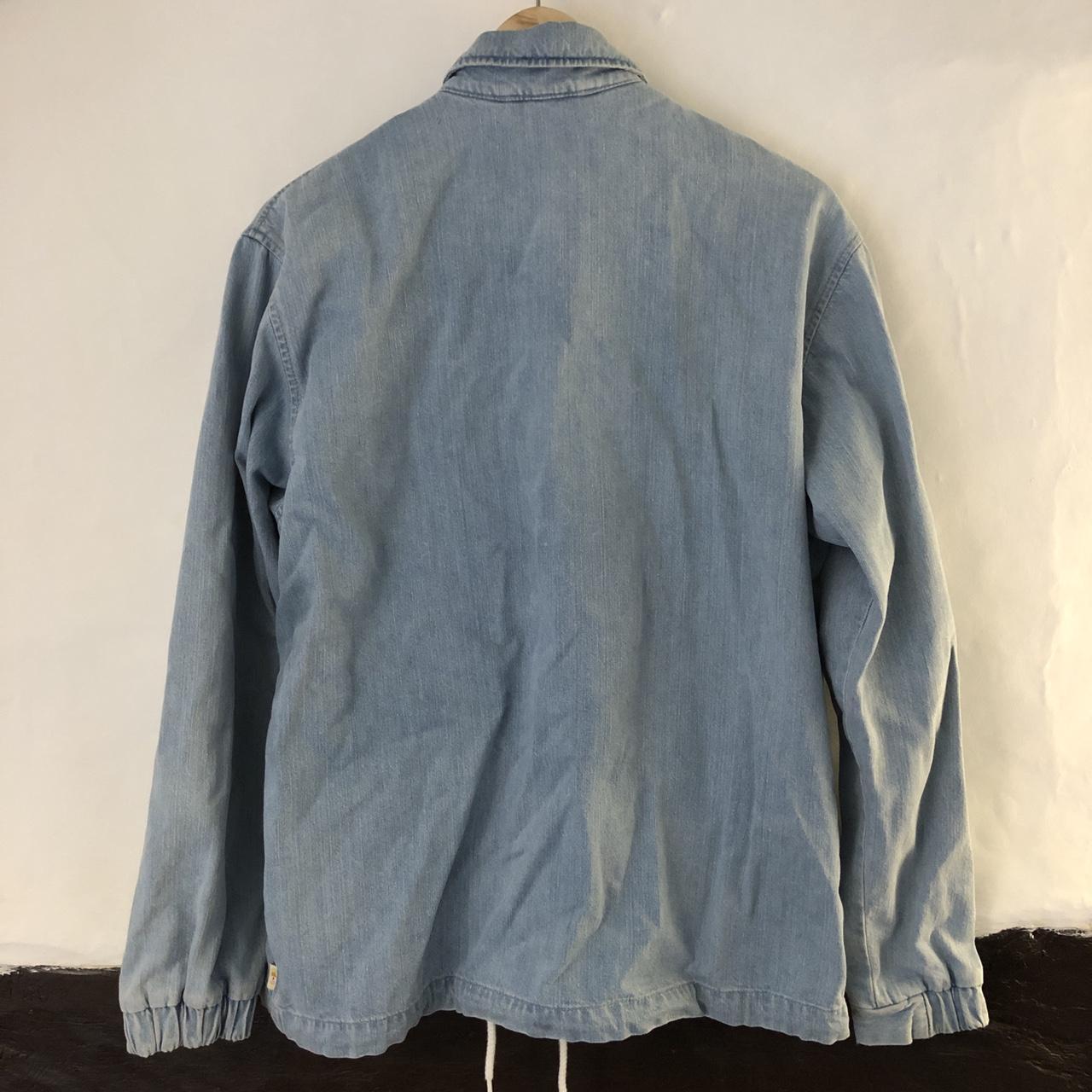 Edwin Light Blue Denim Coach Jacket In good... - Depop