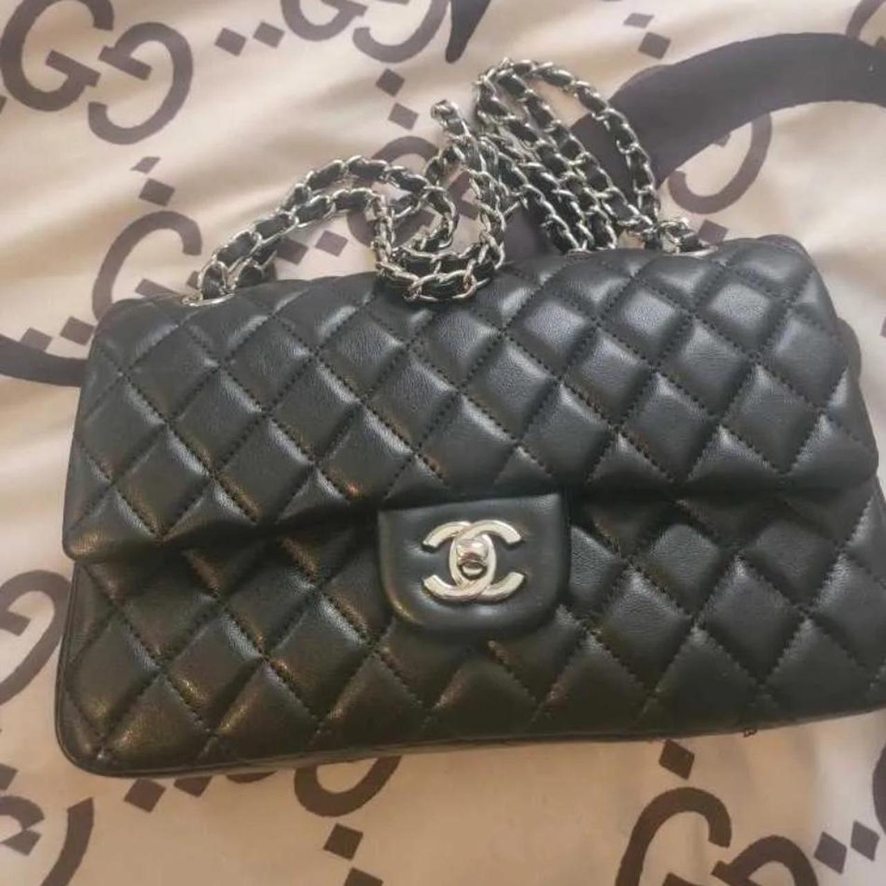 Black Chanel cross body bag #chanel #crossbody - Depop