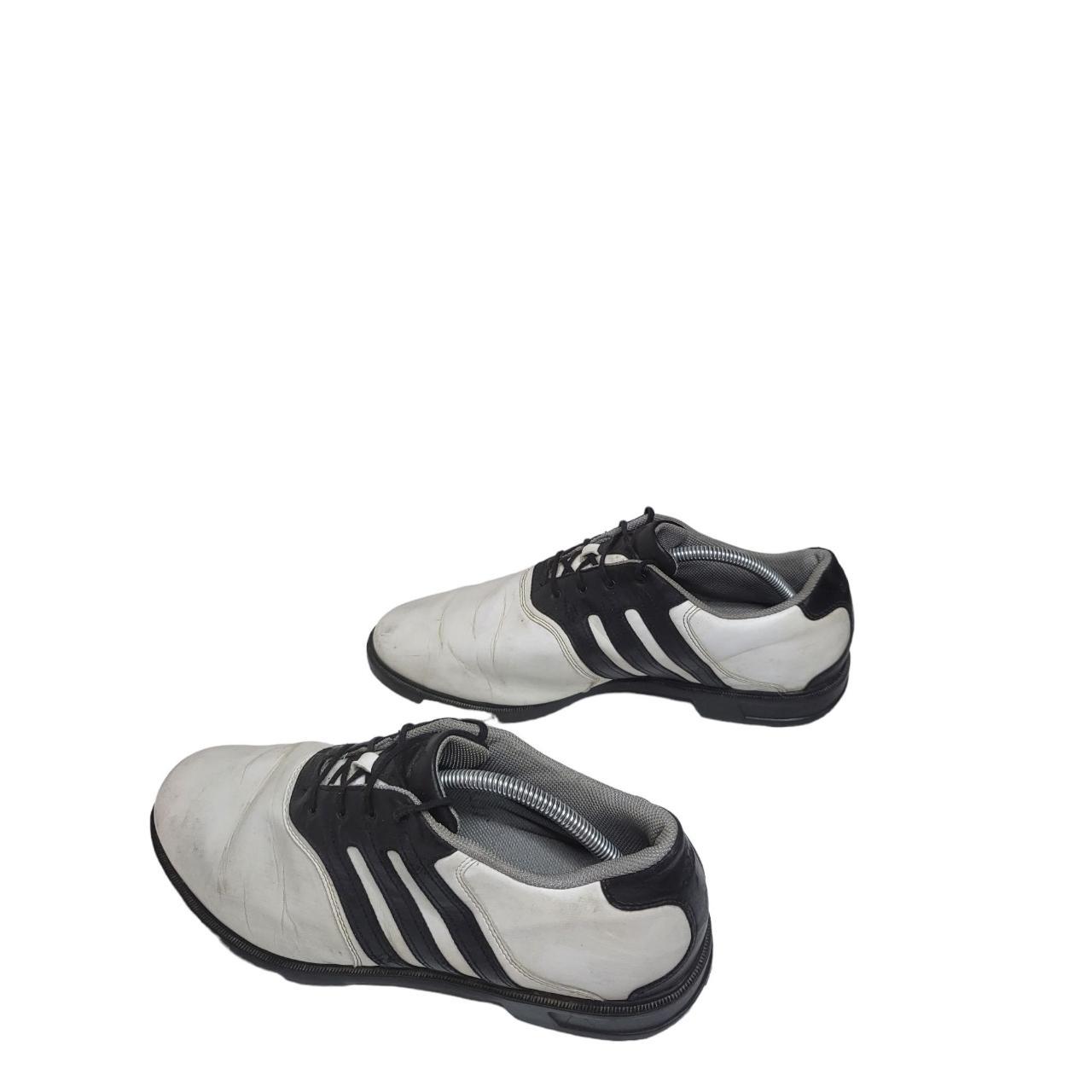 Adidas Z Traxion Black And White Golf Sz 12 Cleats... - Depop