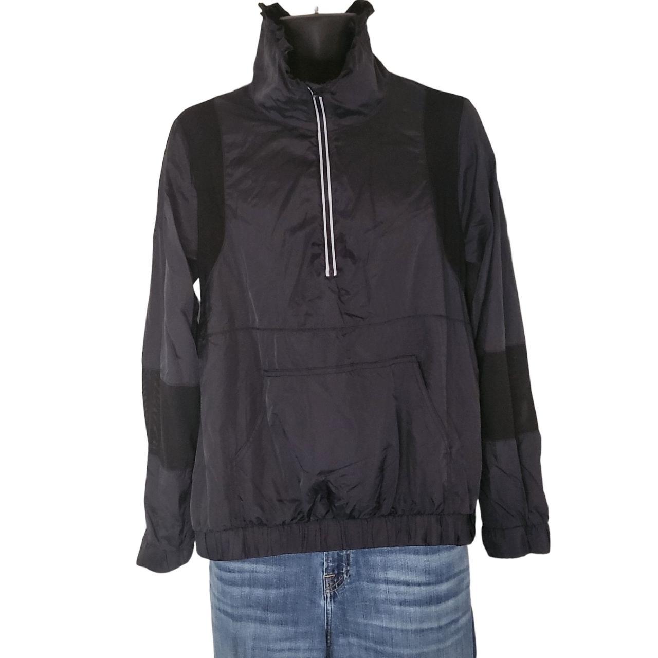 Fabletics Women's Black Jacket | Depop