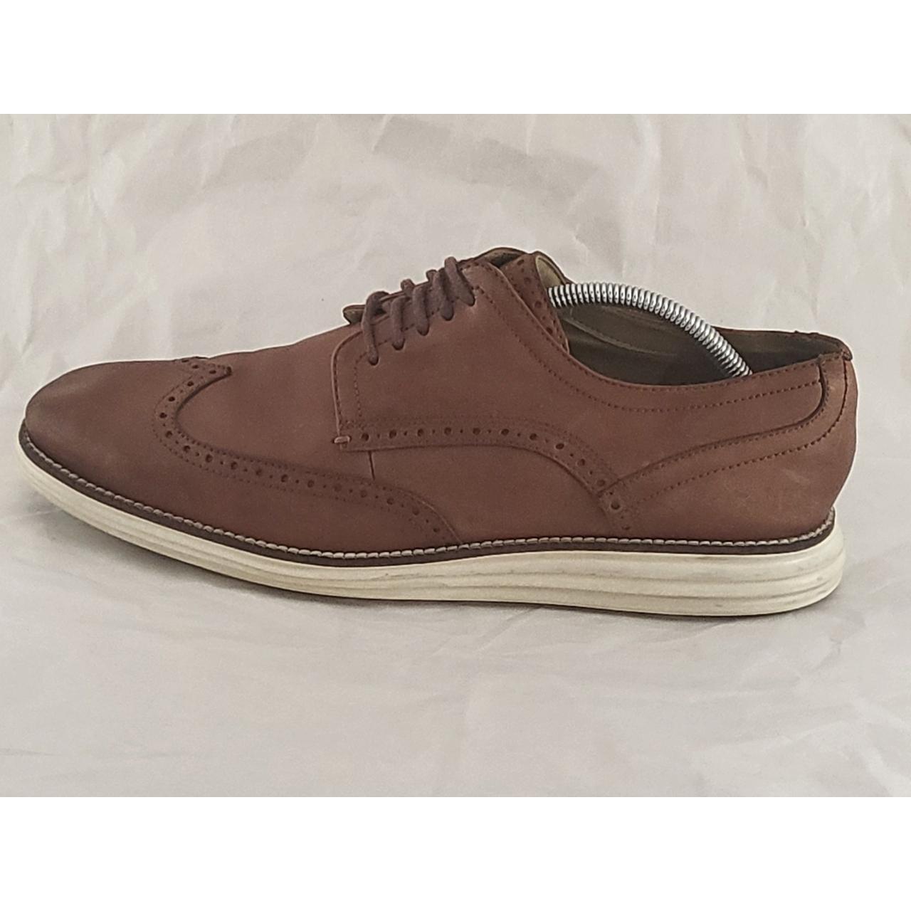 Cole Haan Grand OS Brown Leather Wingtip Sz 12 M... - Depop
