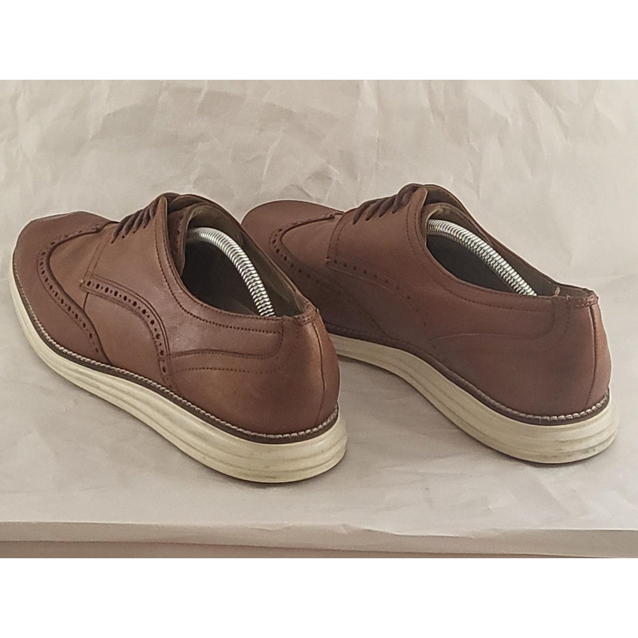 Cole Haan Grand OS Brown Leather Wingtip Sz 12 M... - Depop