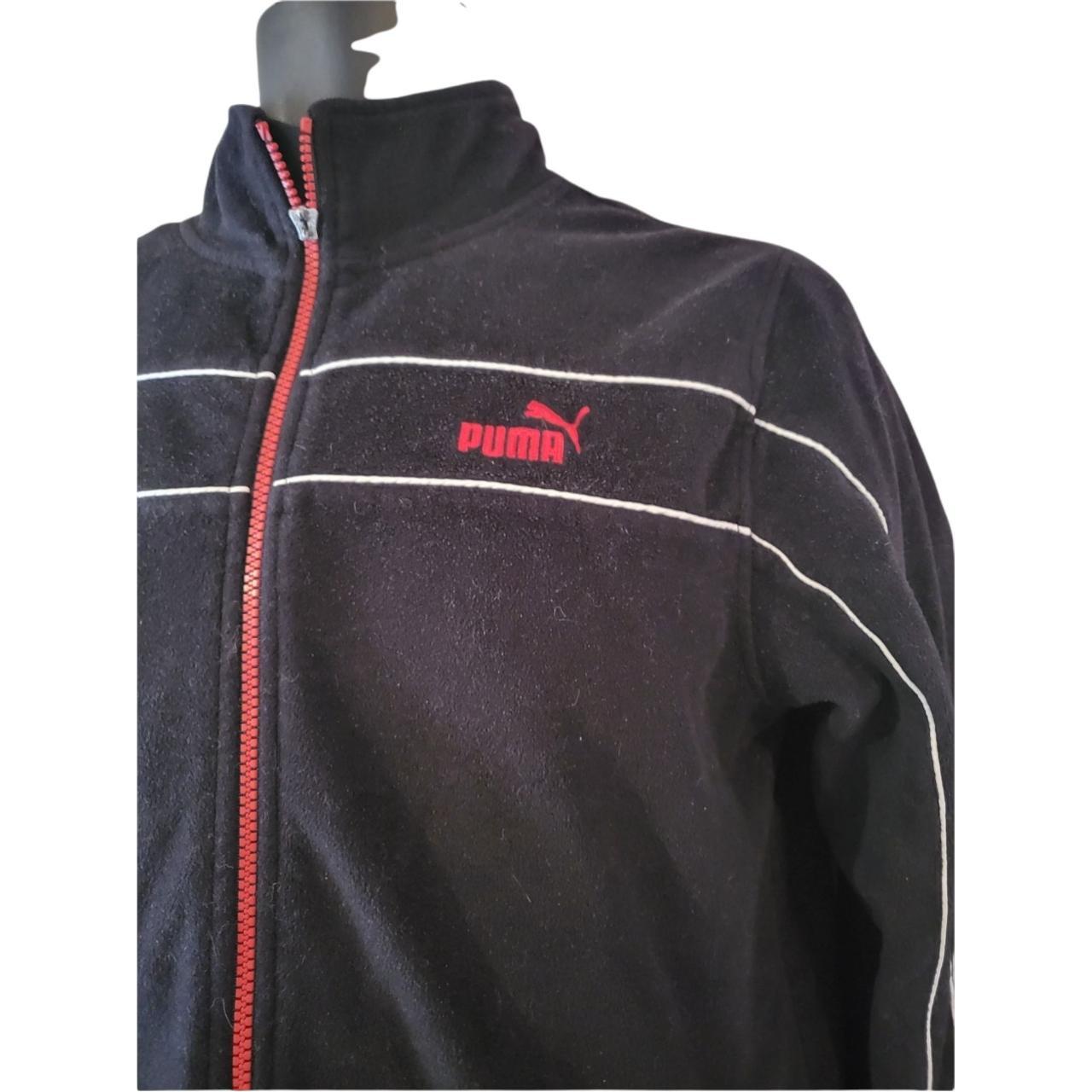 Puma full zip jacket size l boys... - Depop