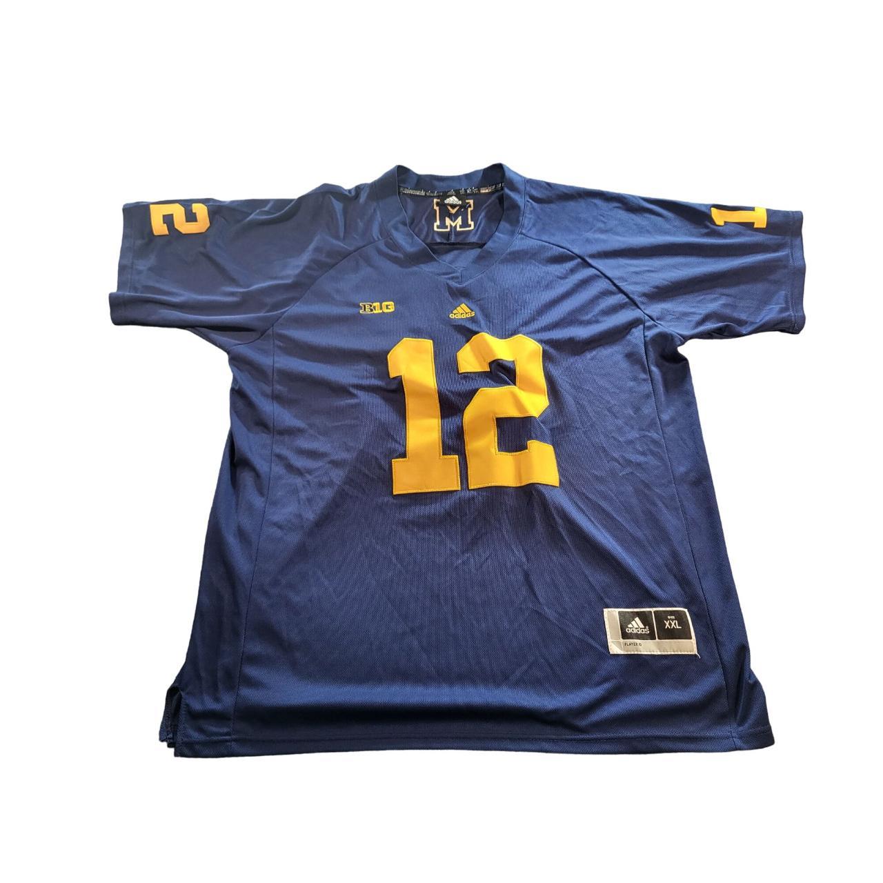 NCAA Adidas Big 10 Jersey Men Sz XXL Michigan... - Depop