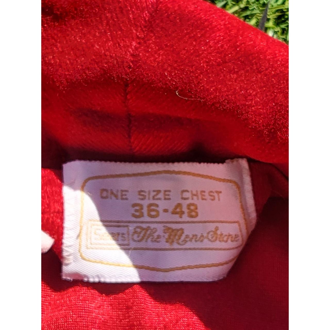 Vintage Sears The Men's Store Robe Sz 36-48 Red... - Depop
