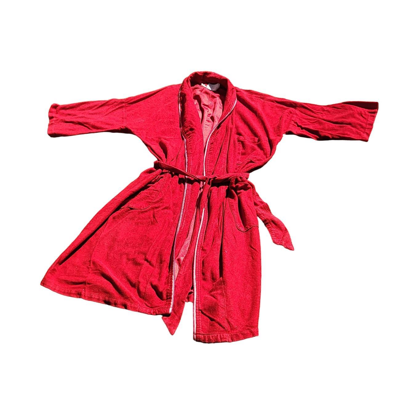 Vintage Sears The Men's Store Robe Sz 36-48 Red... - Depop