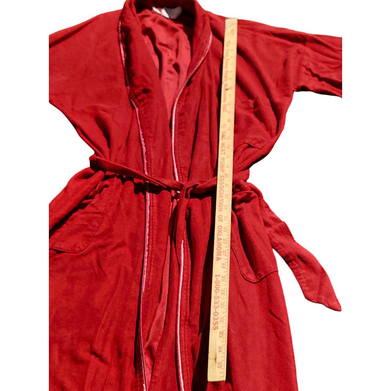 Vintage Sears The Men's Store Robe Sz 36-48 Red... - Depop