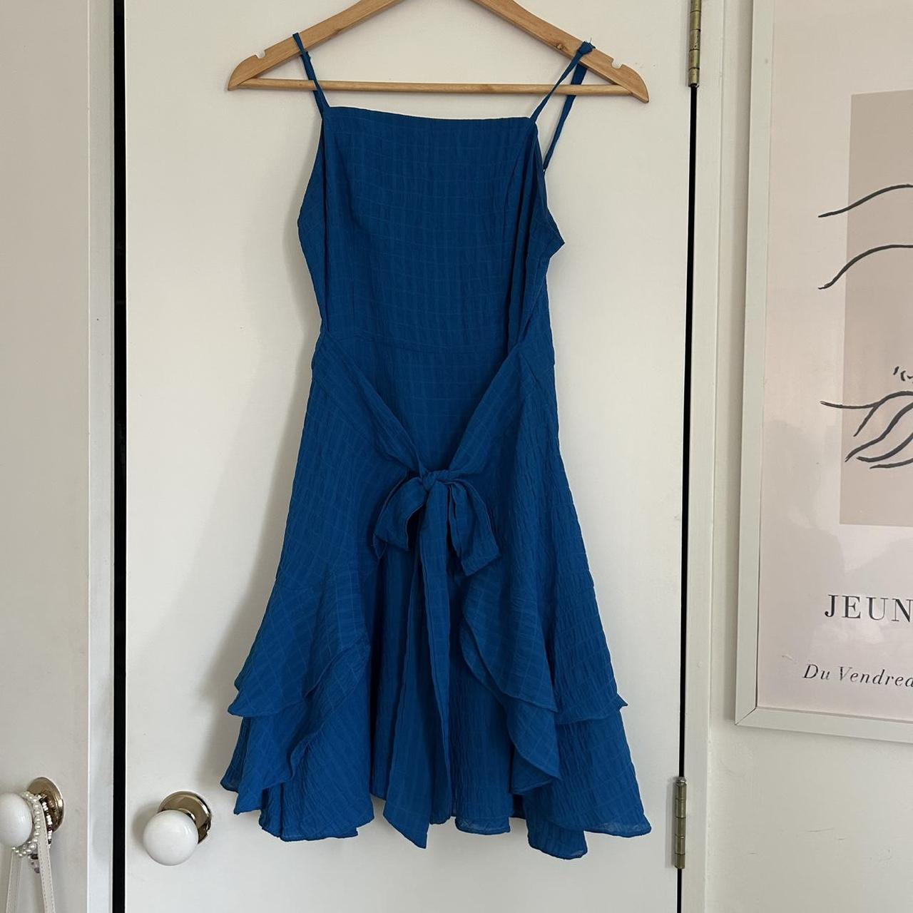 dotti blue dress size 8 - Depop