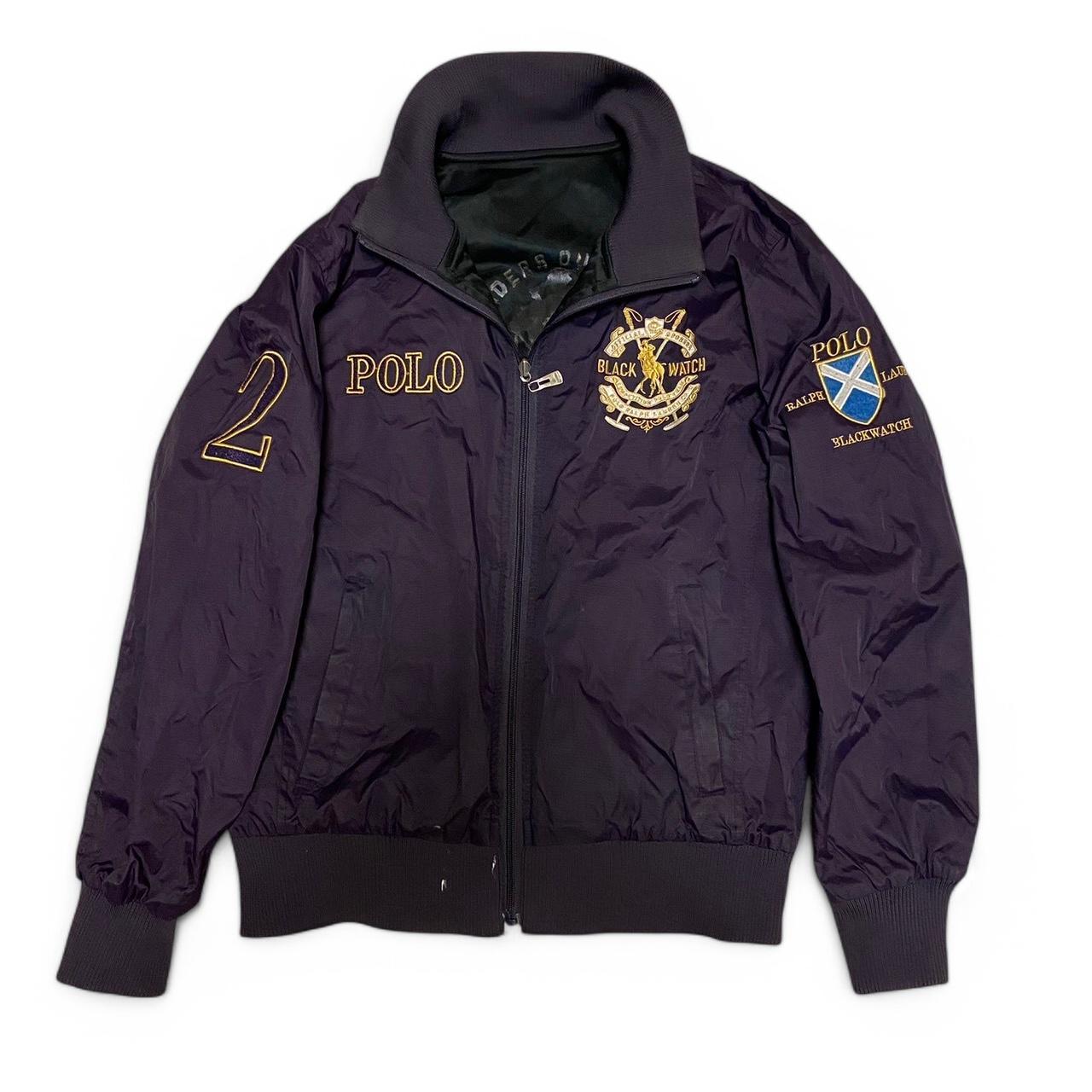 Vintage reversible Polo Ralph Lauren bomber... | Depop