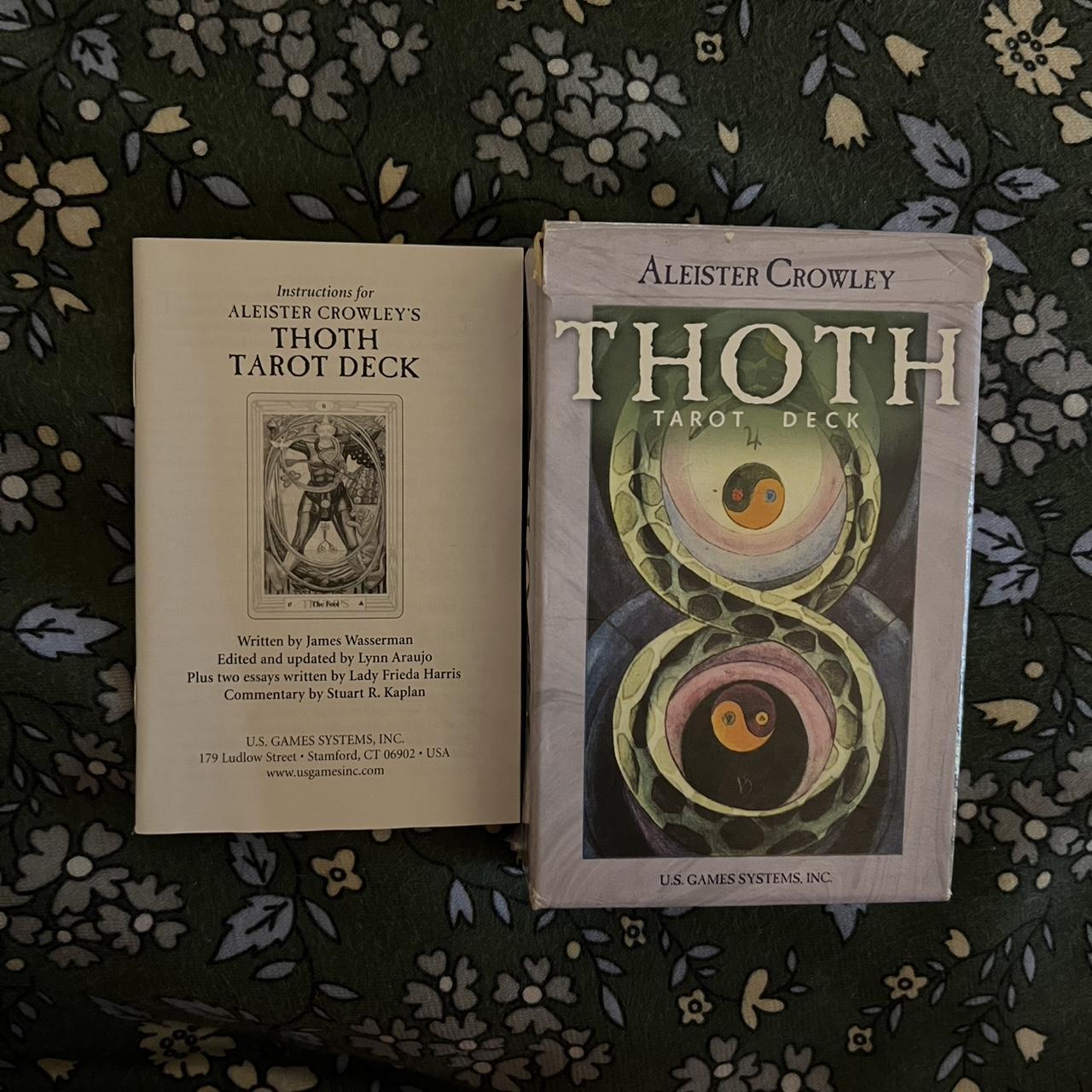 The Thoth Tarot Deck by Aleister Crowley, featuring... | Depop