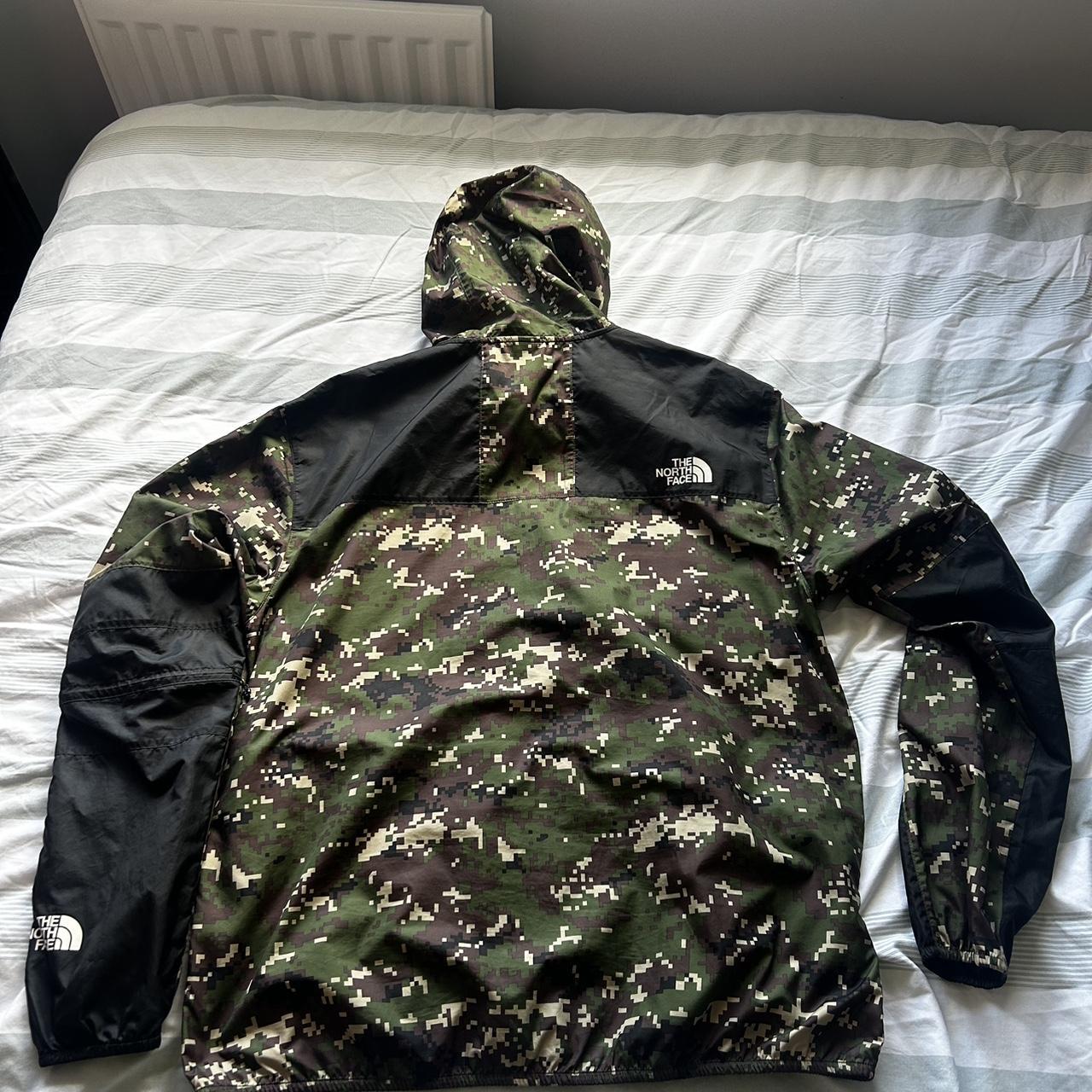 camo north face lightweight jacket. minimum wear... - Depop