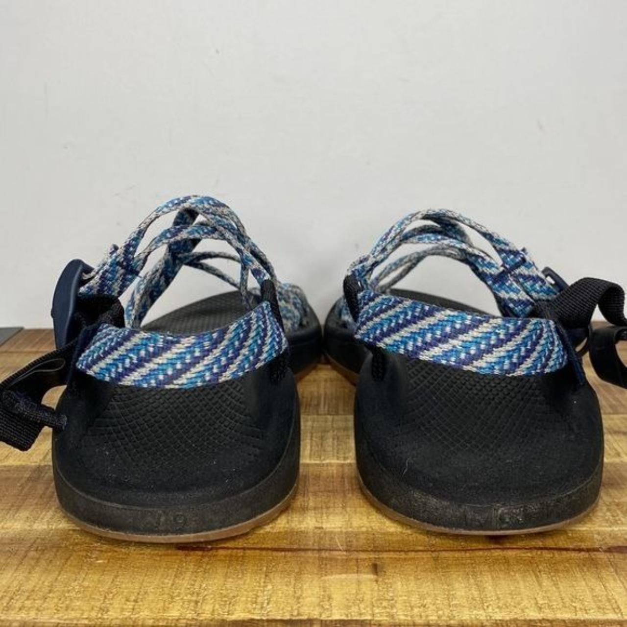 Chaco Blue Purple Strappy Sandals Great... - Depop