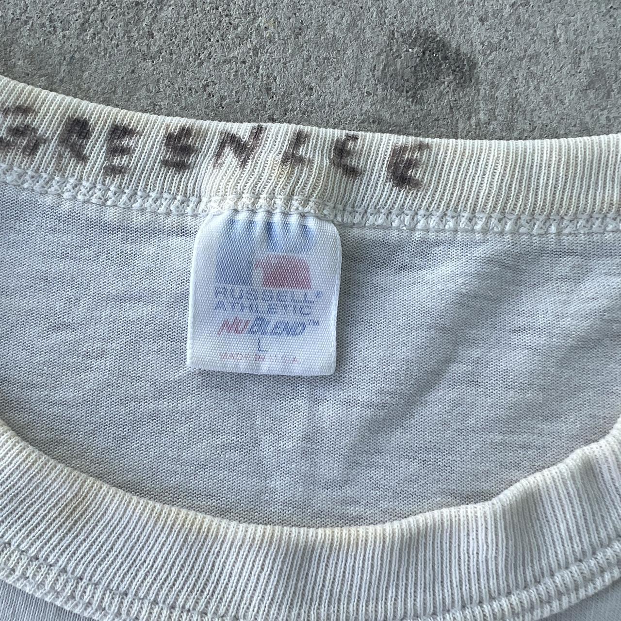 1980s Single Stitch Red Devils Tee Boxy short... - Depop