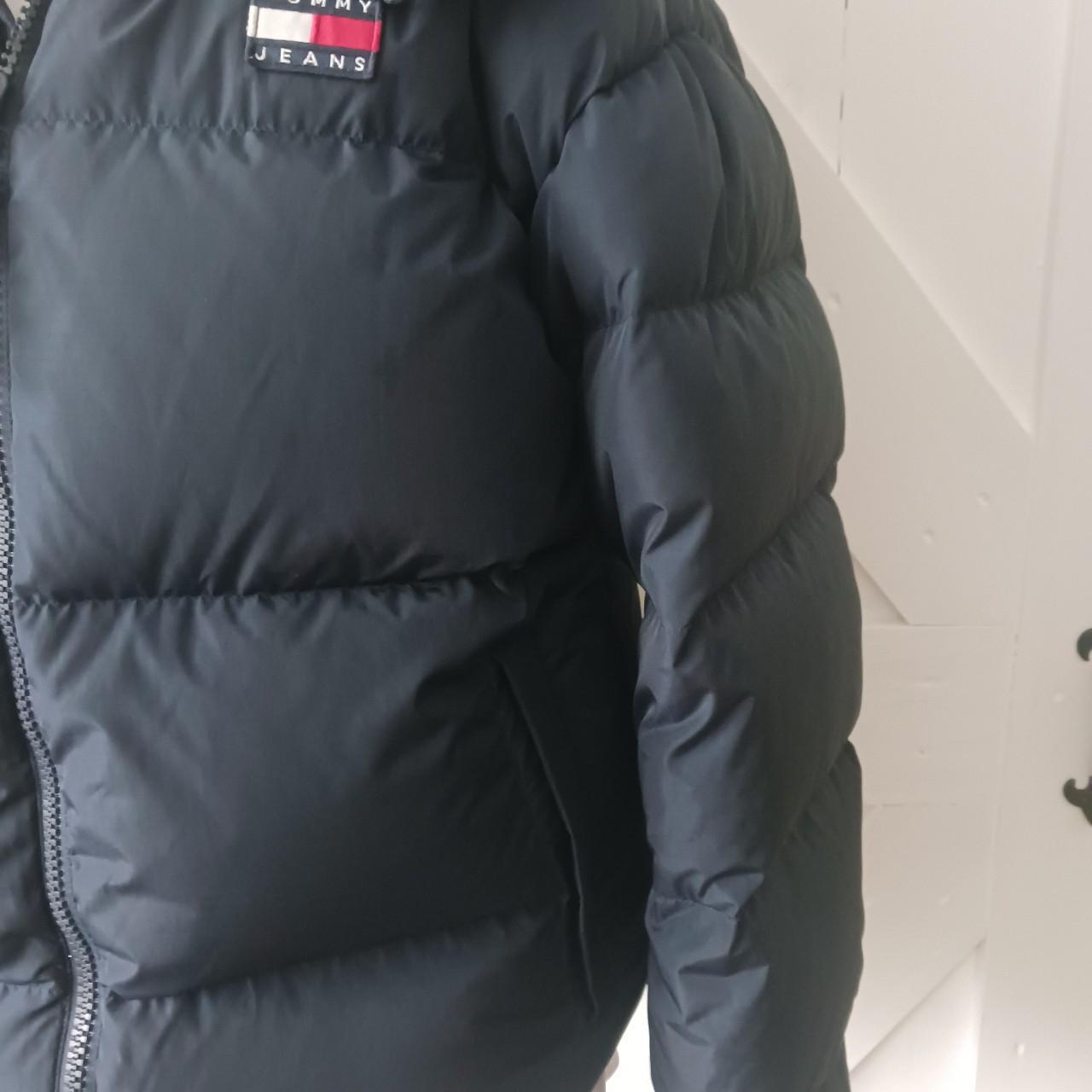 Tommy Alaska,Navy Puffer size Med Detachable... - Depop