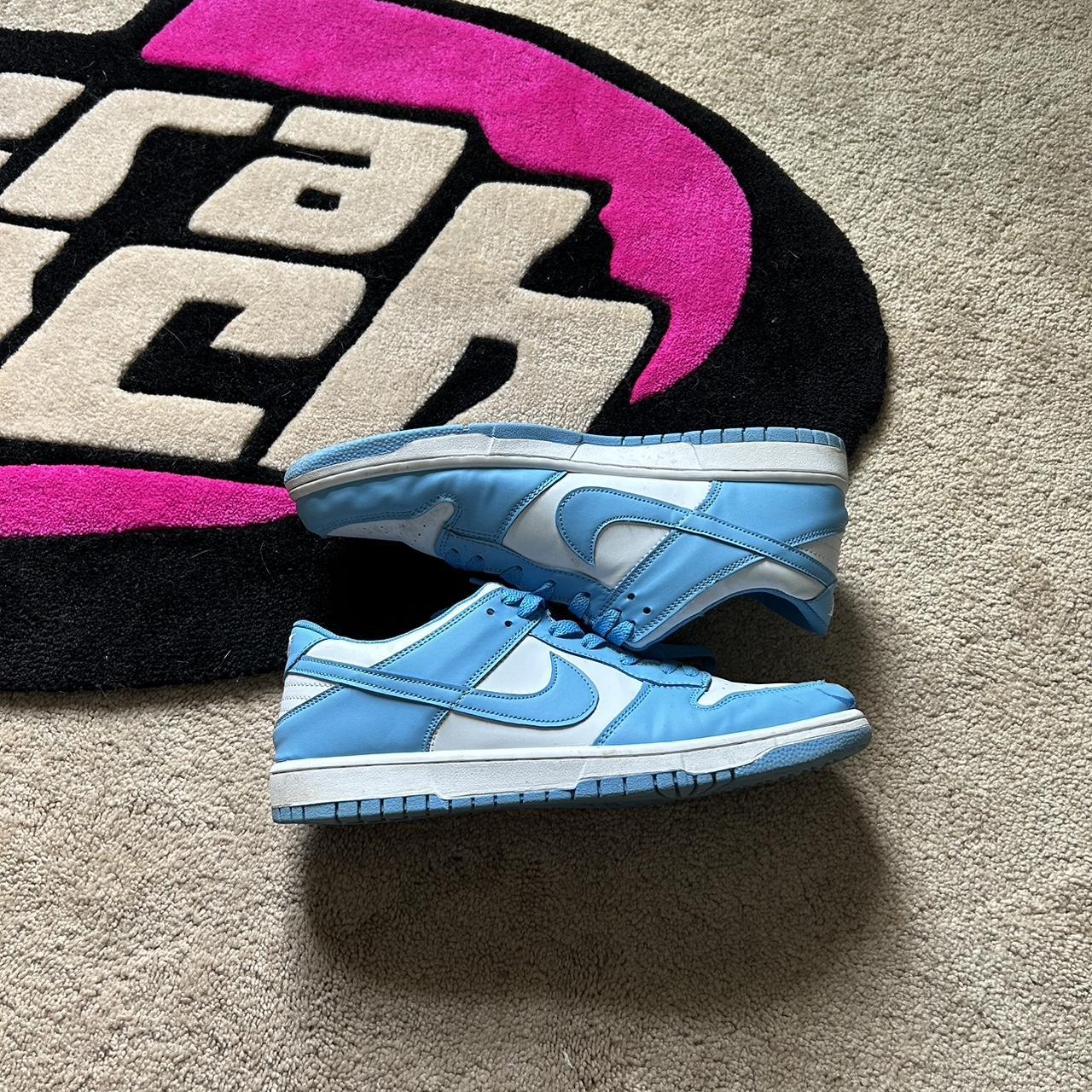 (rep) Nike Dunk SB blue panda university blue size... - Depop