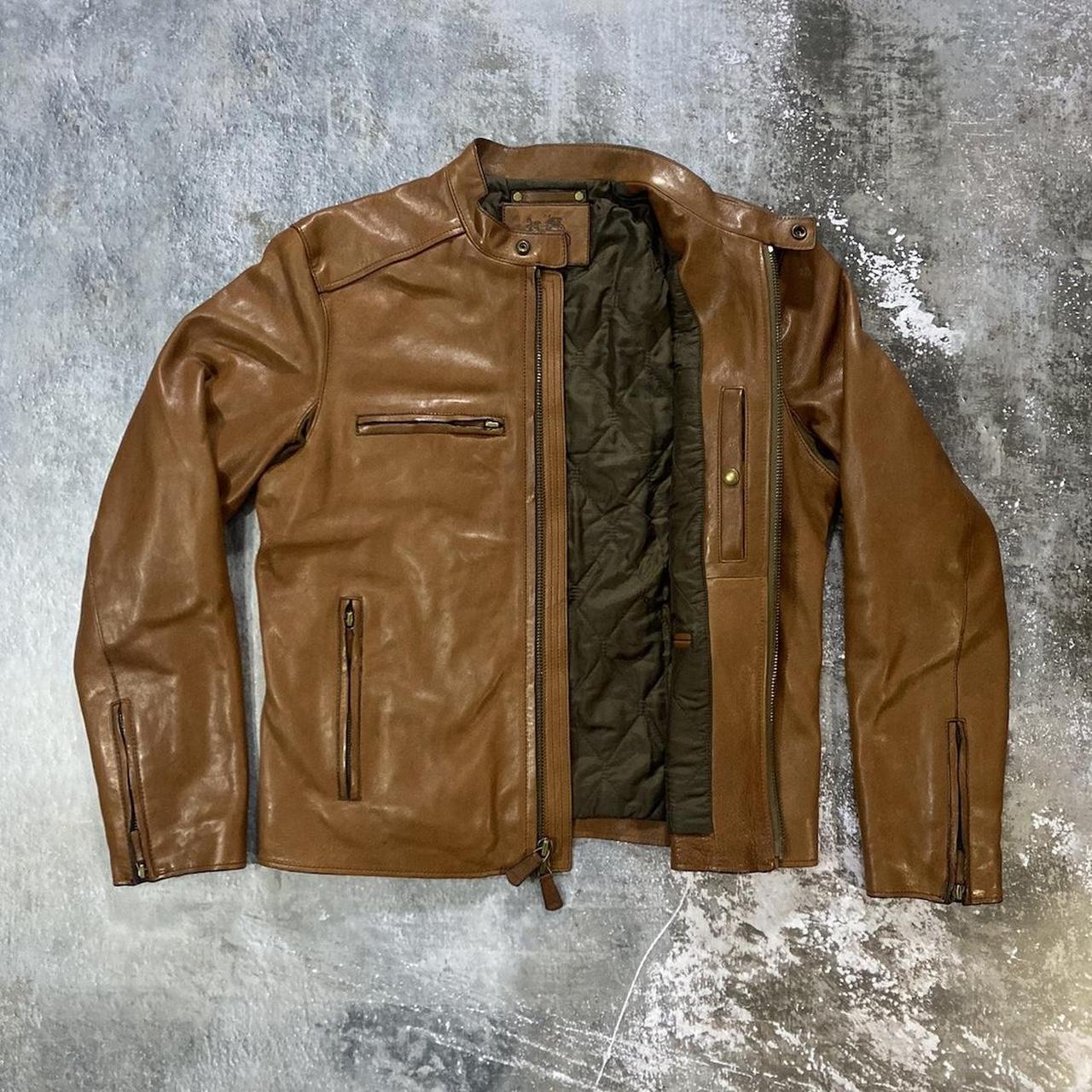 Beautiful Coach Sheep Leather Racer Jacket. This... - Depop