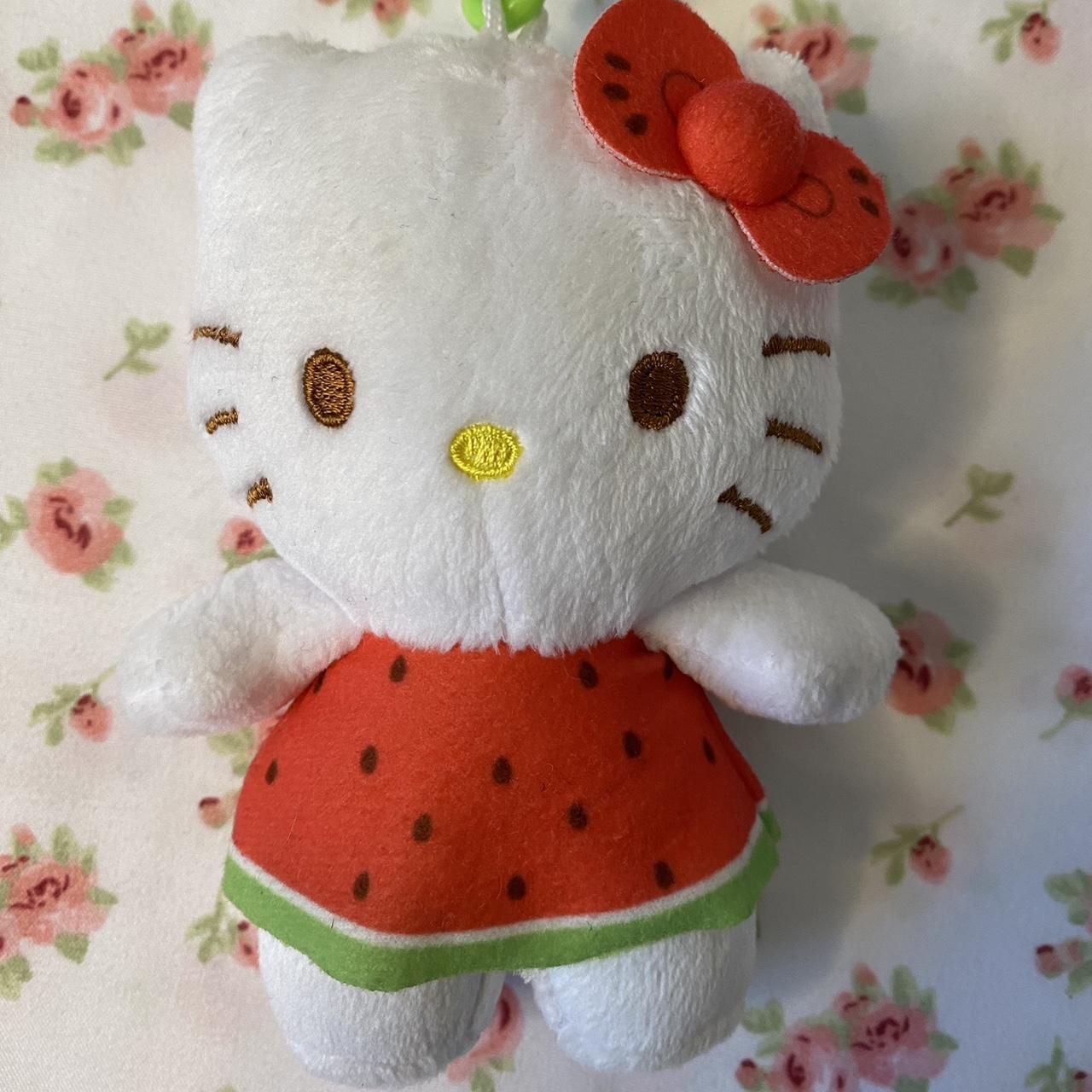 sanrio hello kitty watermelon plush dangler 🍉 - Depop