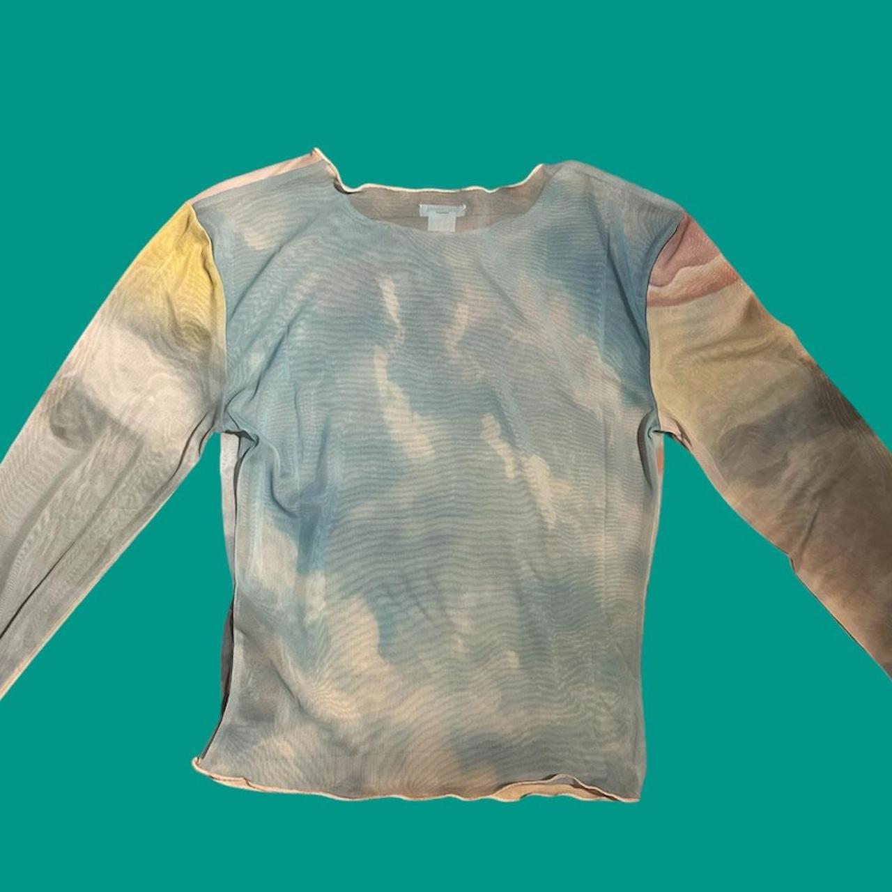 kimchi blue mimi mesh long sleeve never worn... - Depop