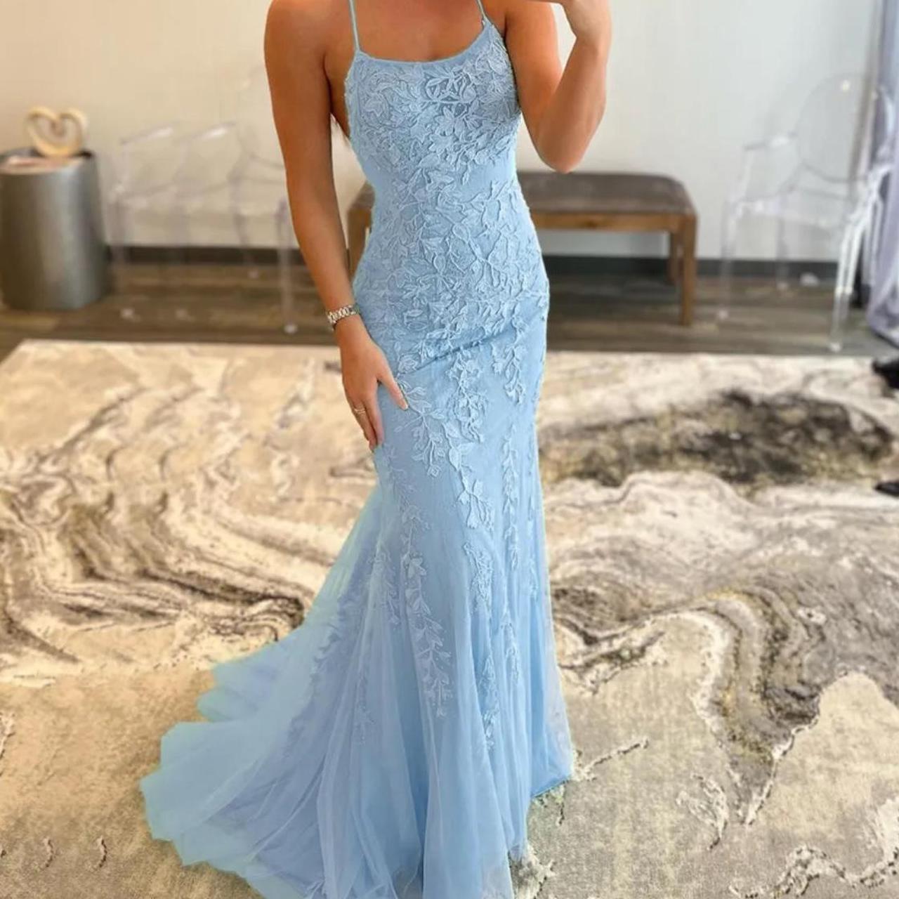 Berlinnova prom dress Us size 4 never worn og price... - Depop