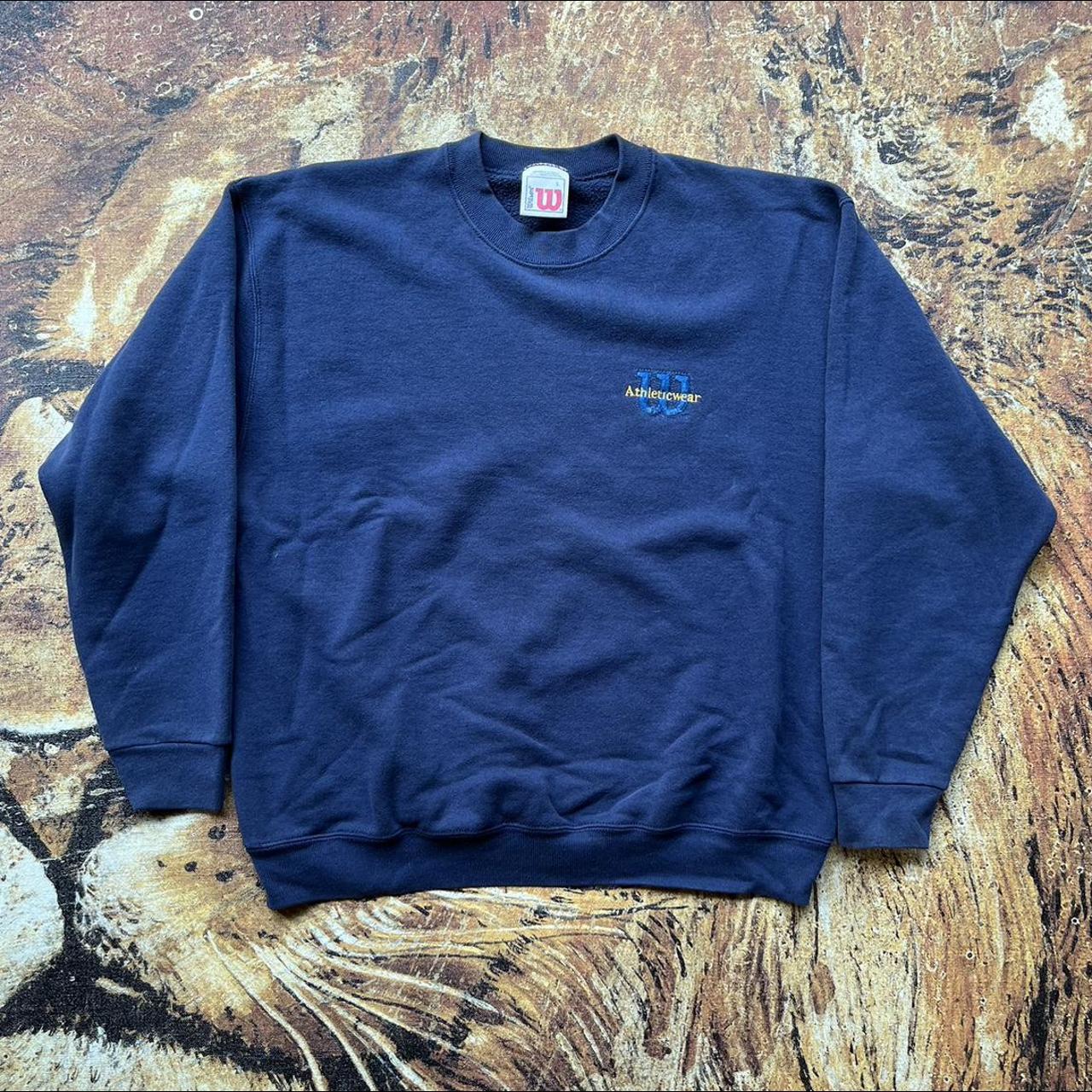 90s Wilson Sweatshirt Size: tagged large fits... - Depop