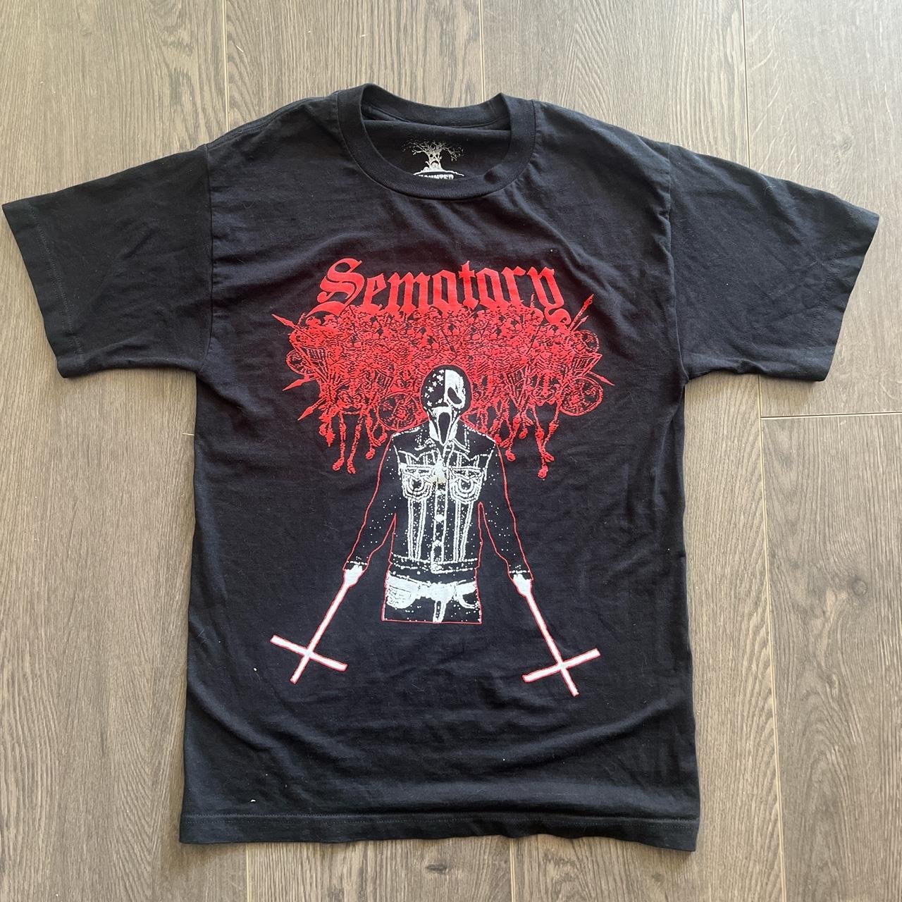 SEMETARY & THÉ HAUNTED MOUND TOUR T-SHIRT Size:... - Depop