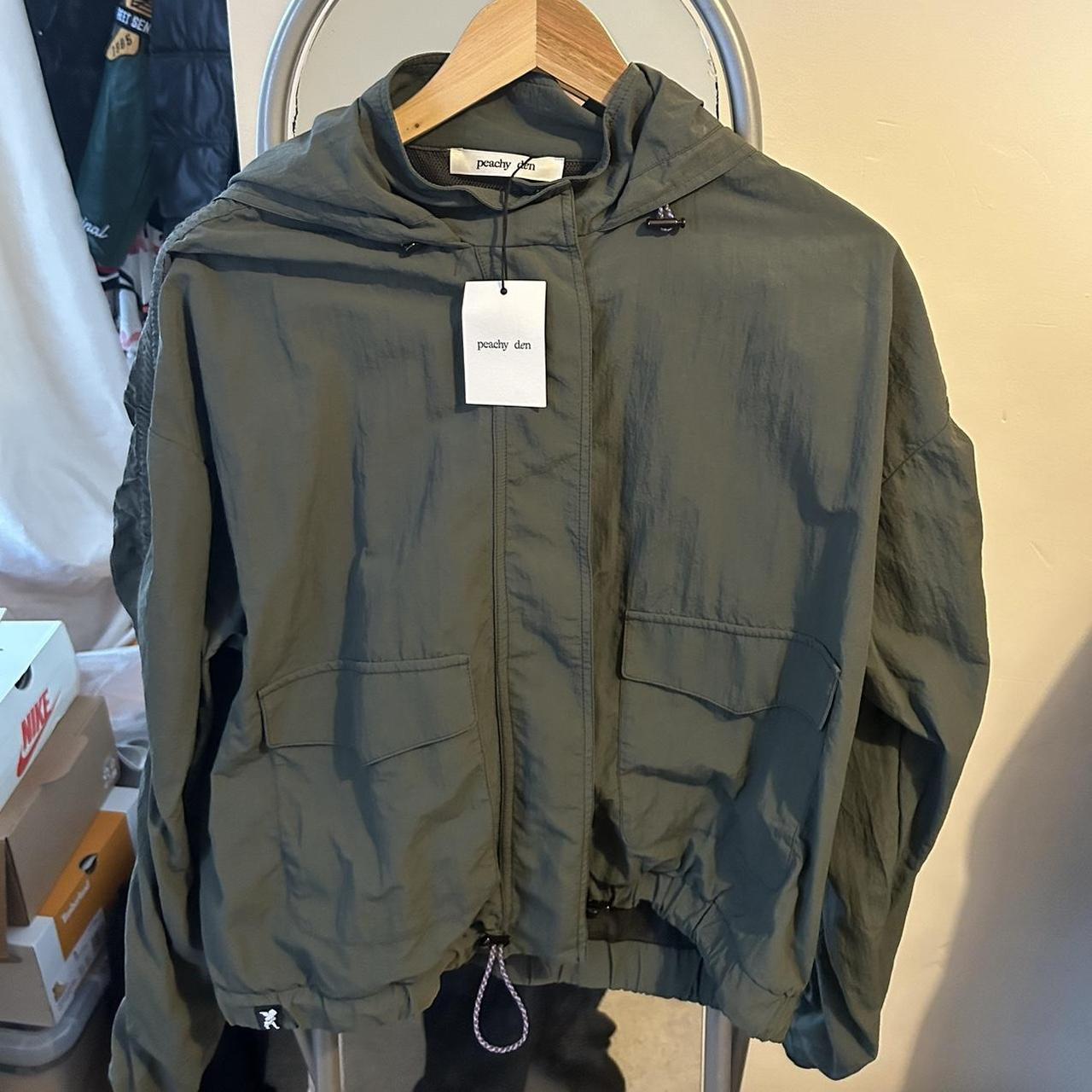 peachyden mimi jacket in slate. never worn new with... - Depop