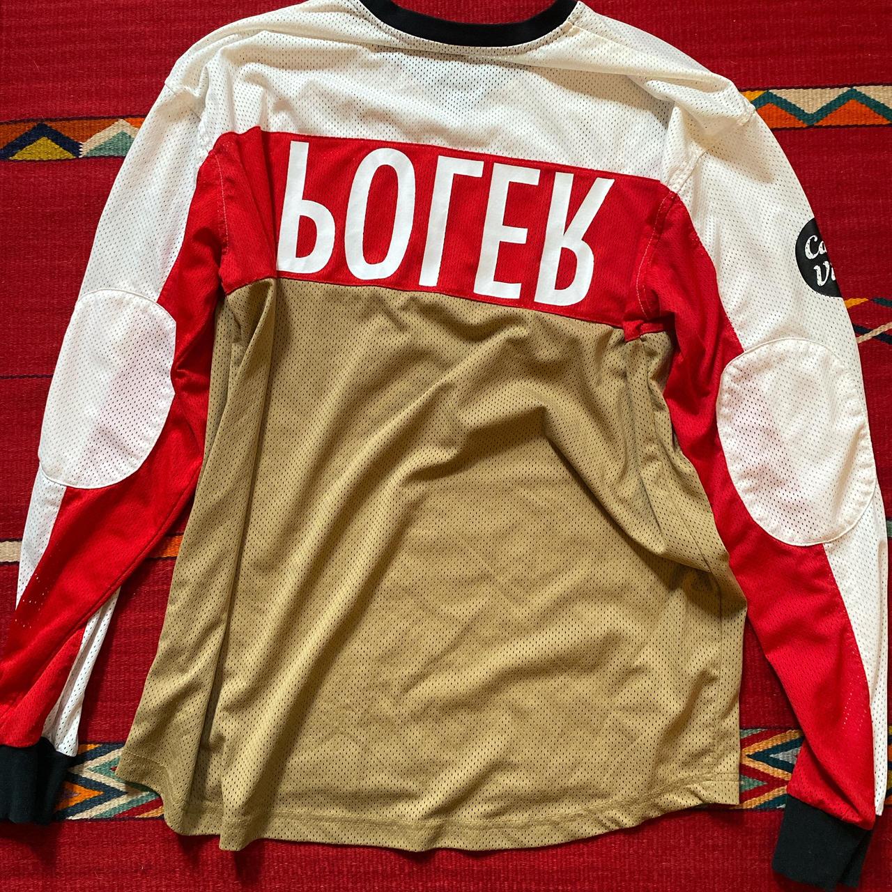 Poler outdoor brand Red/Gold/White Looks like a... - Depop