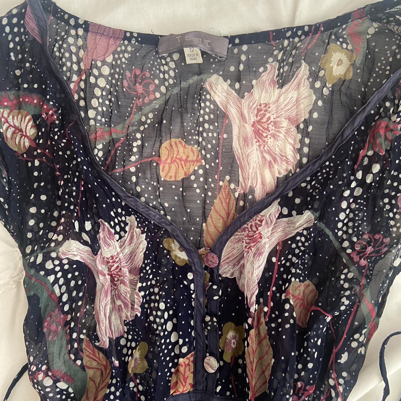 Sheer fairy long blouse. Strings to cinch the waist.... - Depop