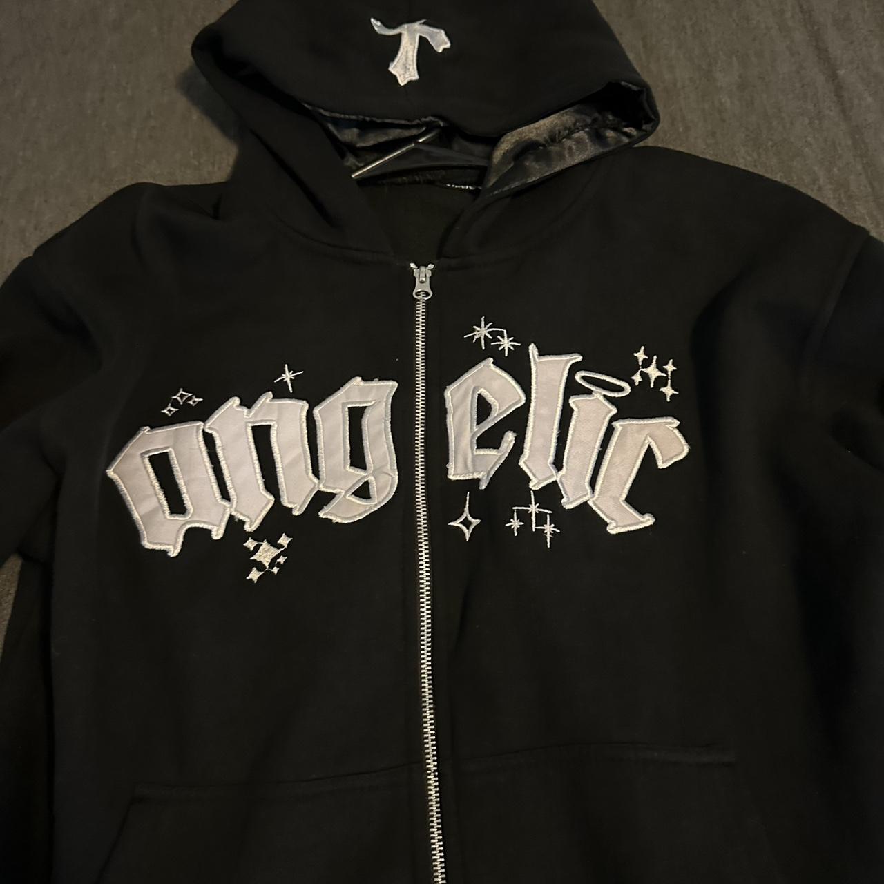 Angelic motion hoodie original size M y2k - Depop