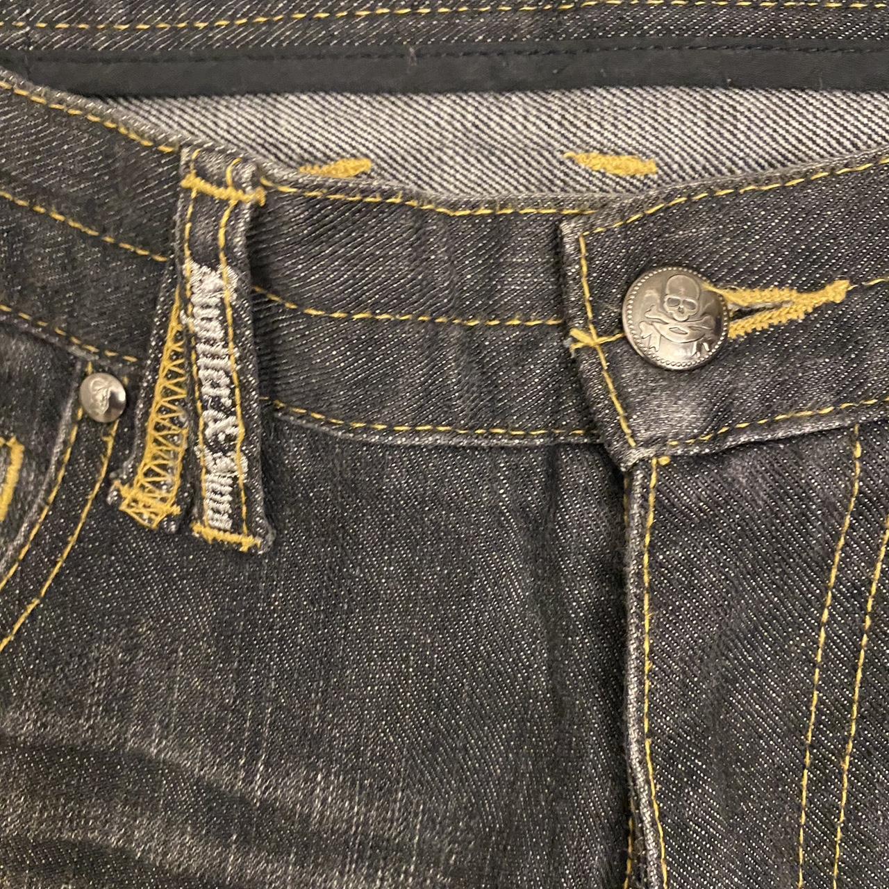 Mastermind x Jupiter & Juno flared denim jeans Size... - Depop