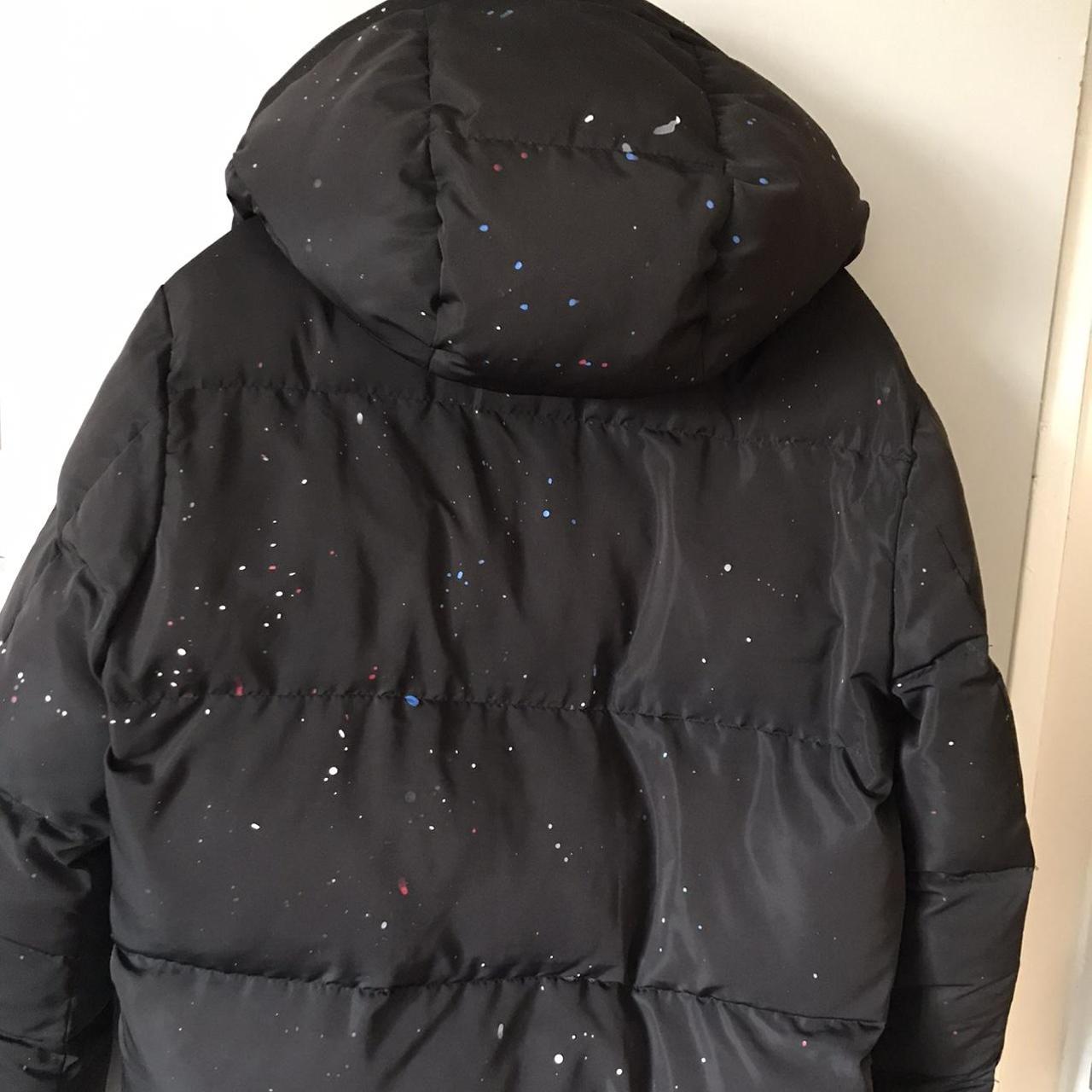 Men’s NVLTY PAINT PUFFER JACKET - BLACK RRP:... - Depop