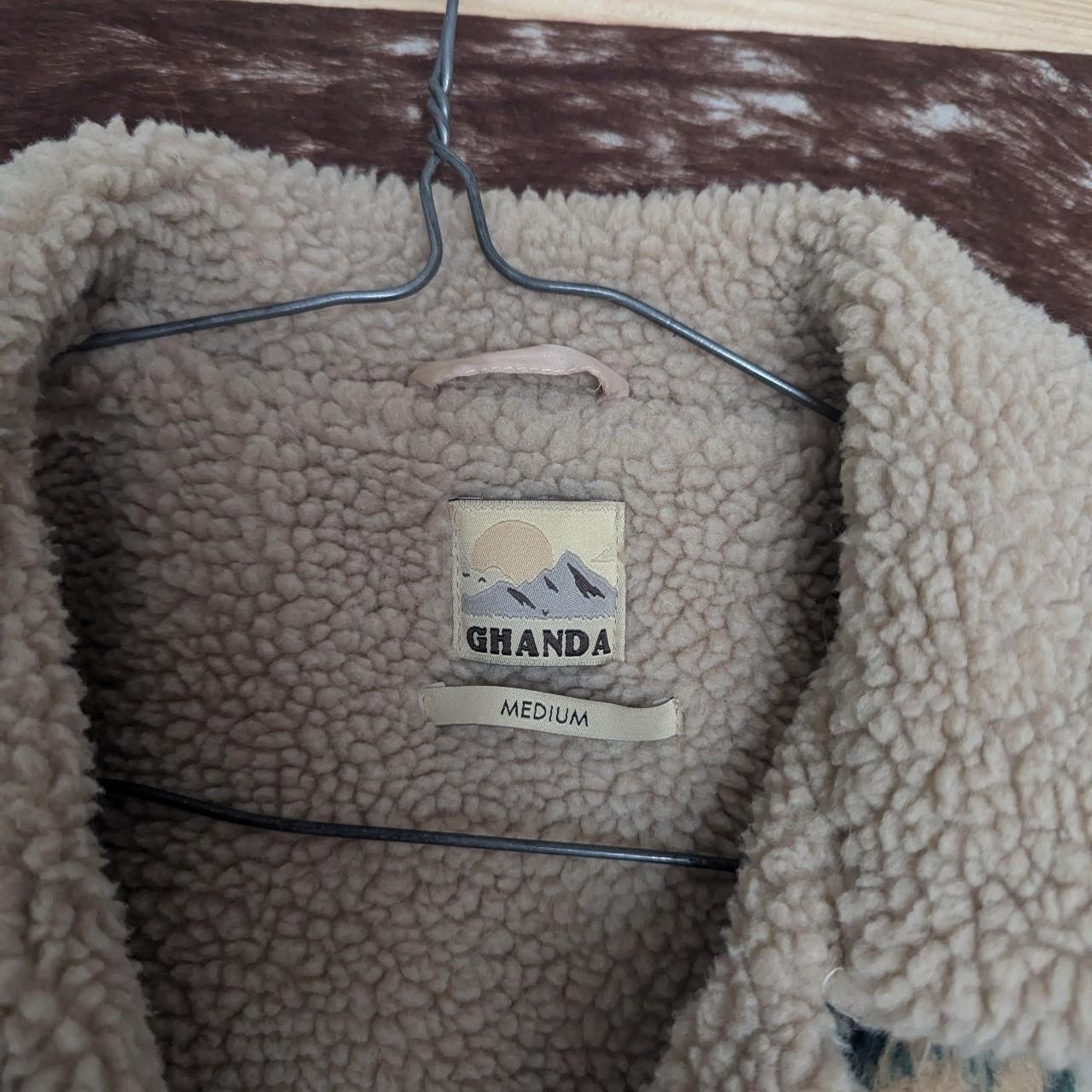 Ghanda winter coat Super warm 2 buttons... - Depop