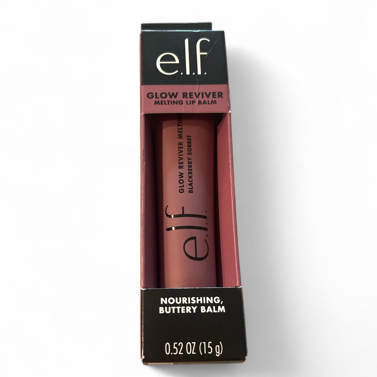 ELF Glow Reviver Melting Lip Balm in Blackberry Tart... | Depop