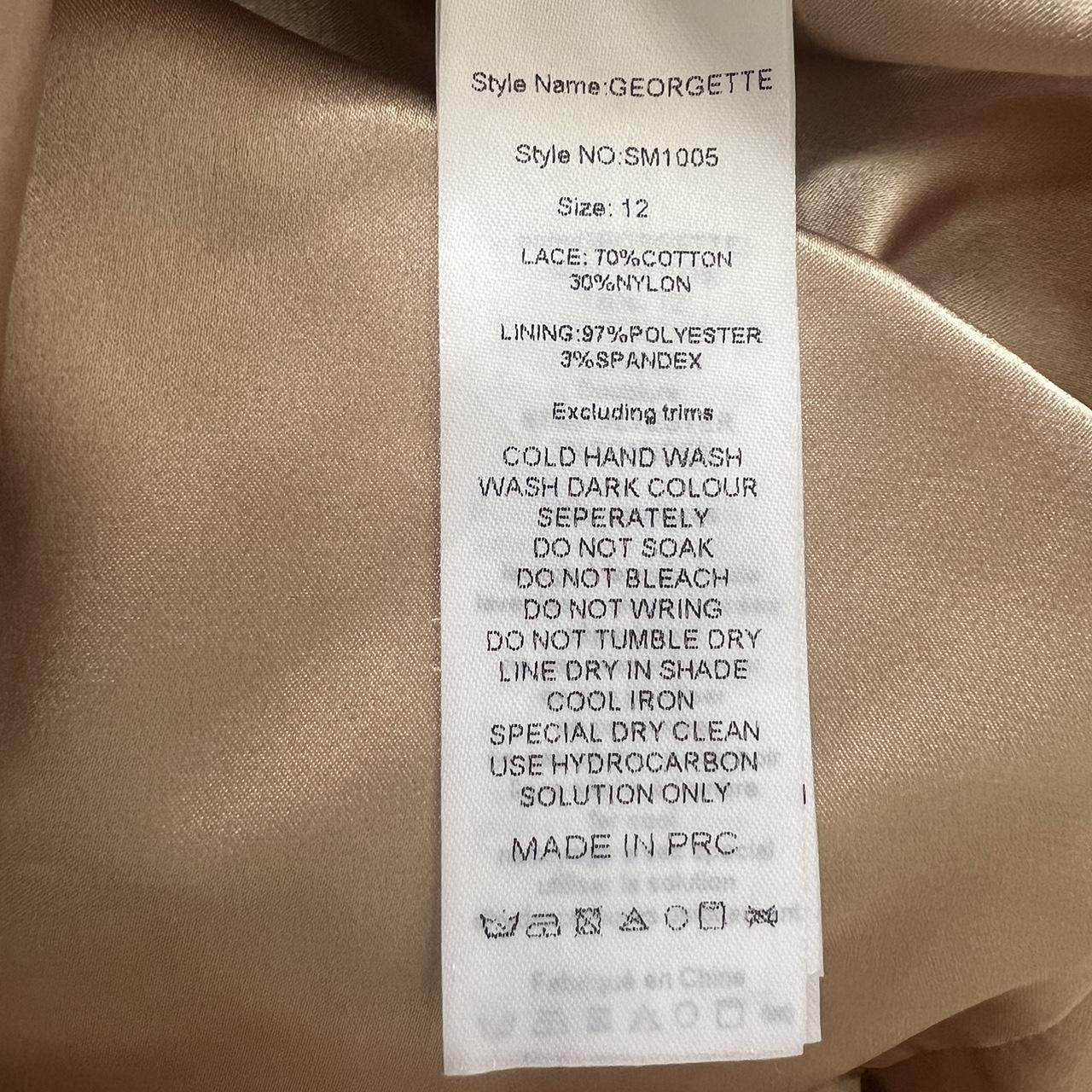 Forever unique Prom /cocktail dress Size 12 Cream... - Depop