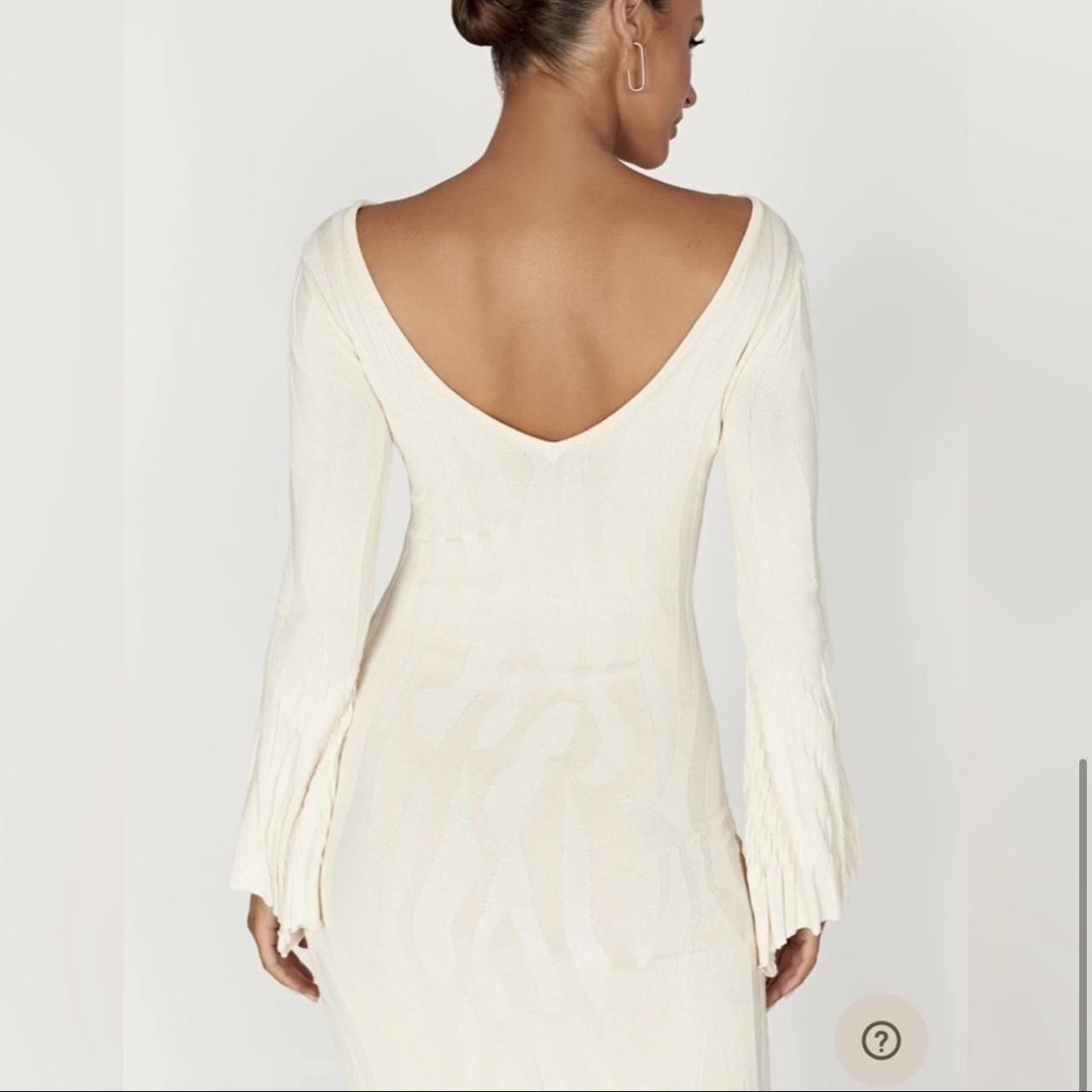 Meshki Midi Dress Brand New (unused) Tie Front... - Depop