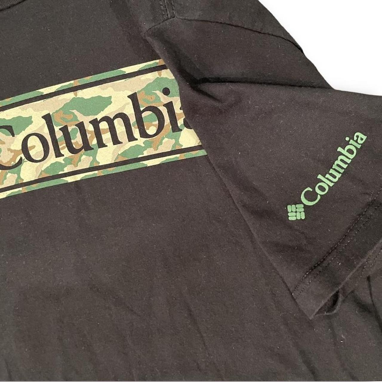 Columbia Brand Camouflage T-Shirt Size: M This... - Depop