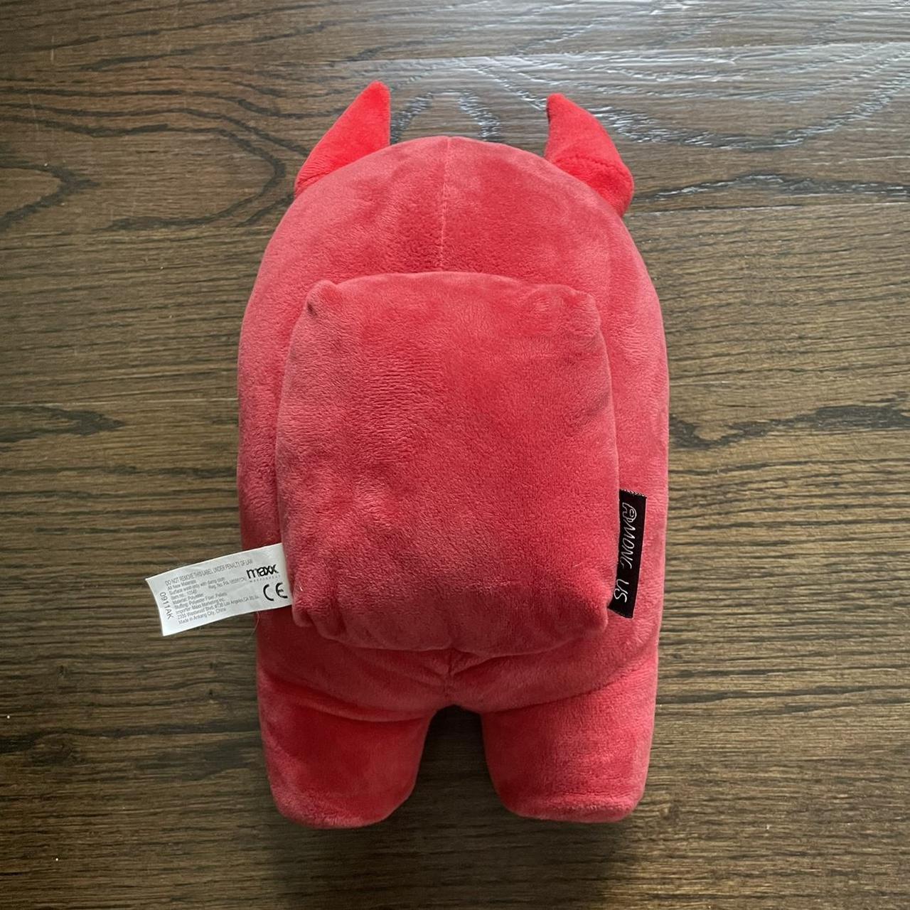 Red Among Us Crewmate/Imposter Plush with... - Depop