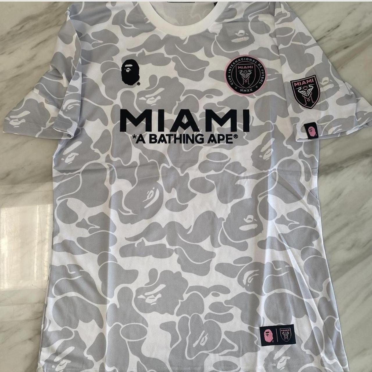 Inter Miami ‘a bathing ape’ 23/24 shirt Brand new... - Depop