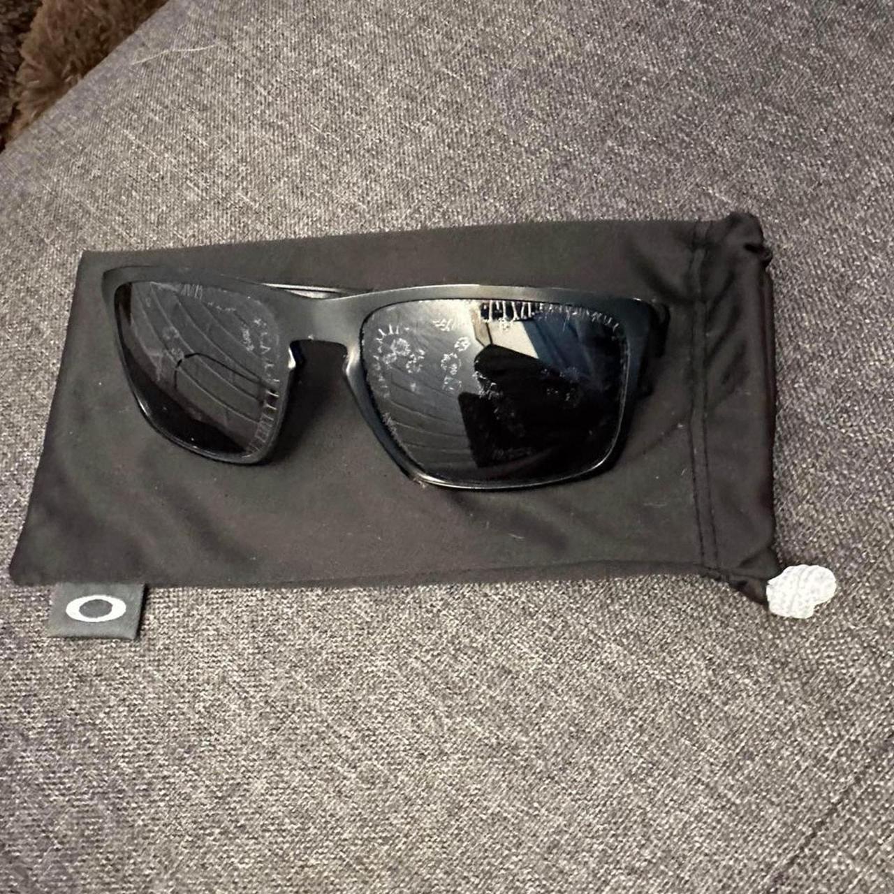 Oakley Folding Arm Sunglasses in Black with Soft... - Depop