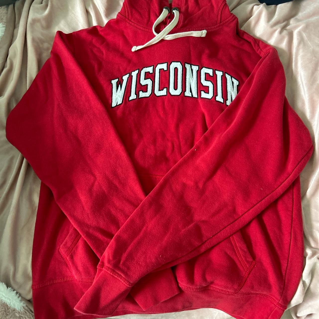 vintage oversized wisconsin... - Depop