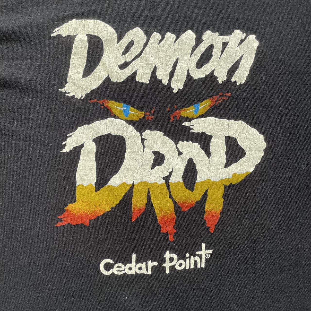Vintage 70s 80s Demon Drop Cedar Point rollercoaster... - Depop