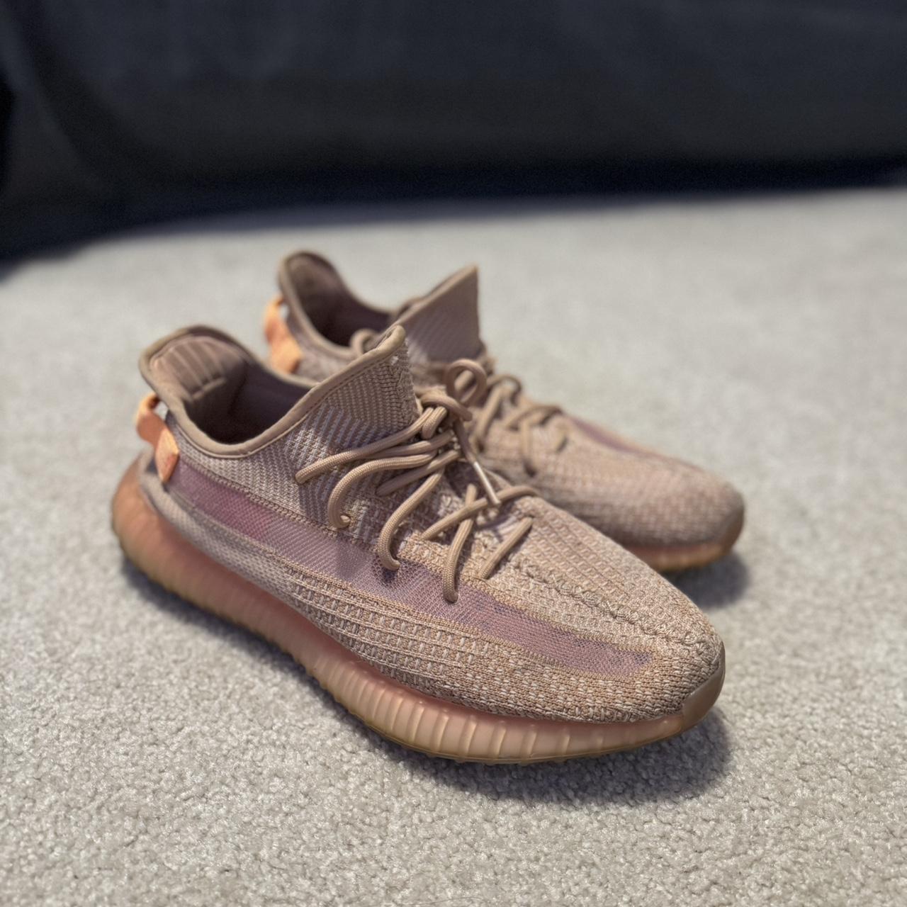 YEEZY 350 V2 “CLAY” NO BOX SLIGHT RIP ON LEFT... | Depop