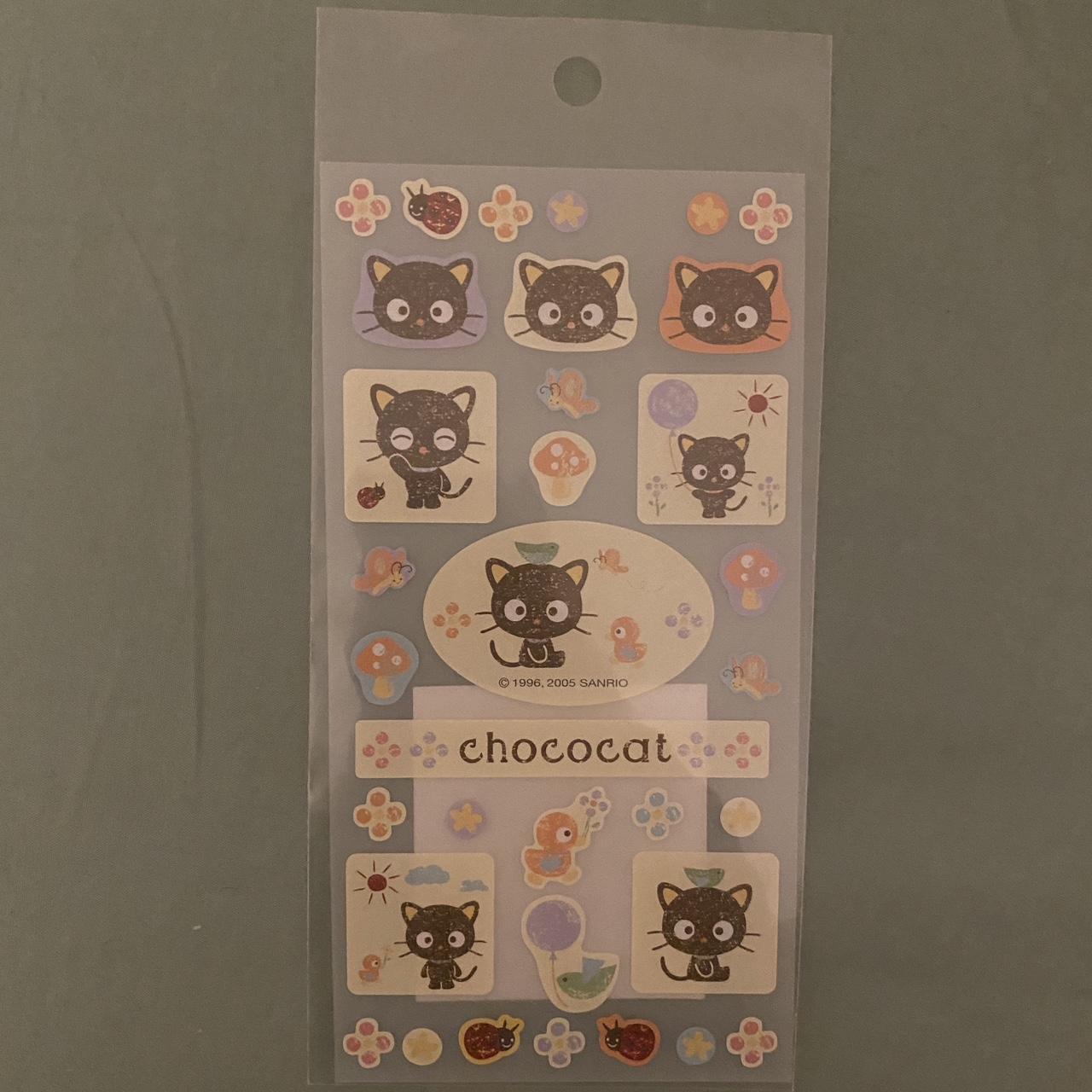 chococat sticker sheet!! -only one used -great... - Depop