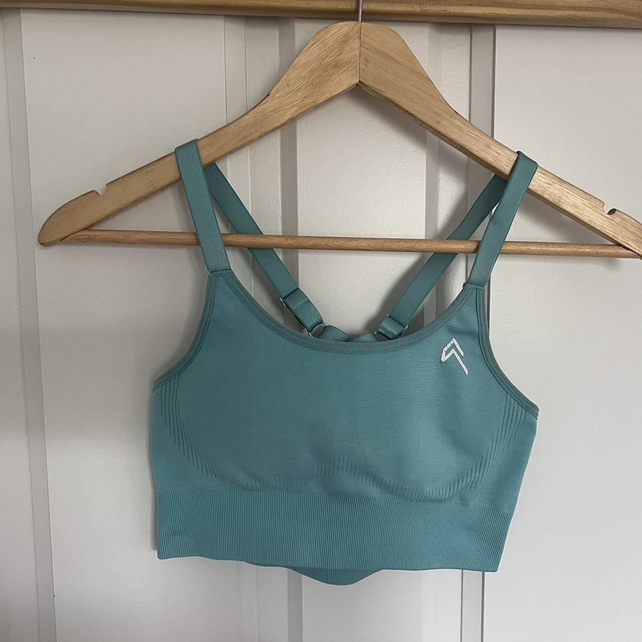 ONER ACTIVE Lagoon blue bra S RRP $44 Good... | Depop